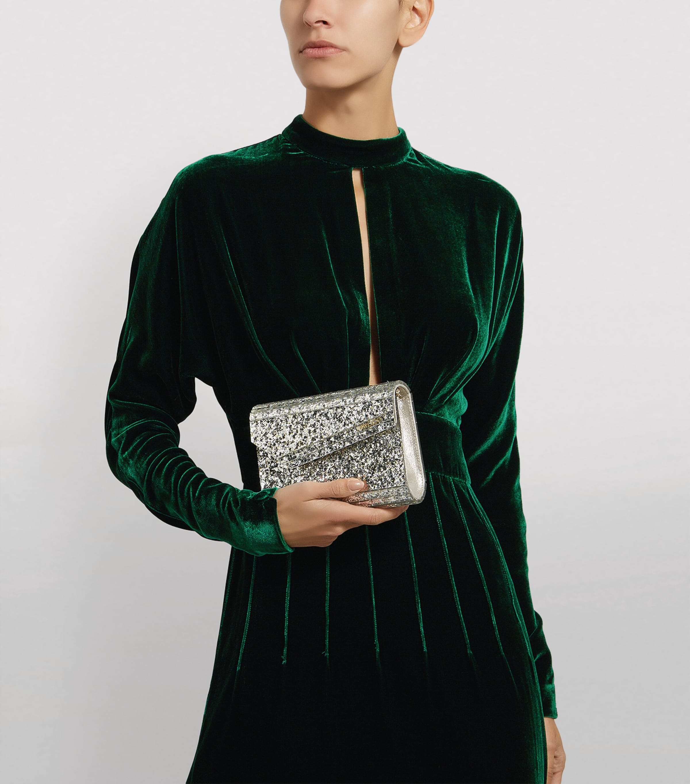JIMMY CHOO Jimmy Choo Glitter Candy Clutch