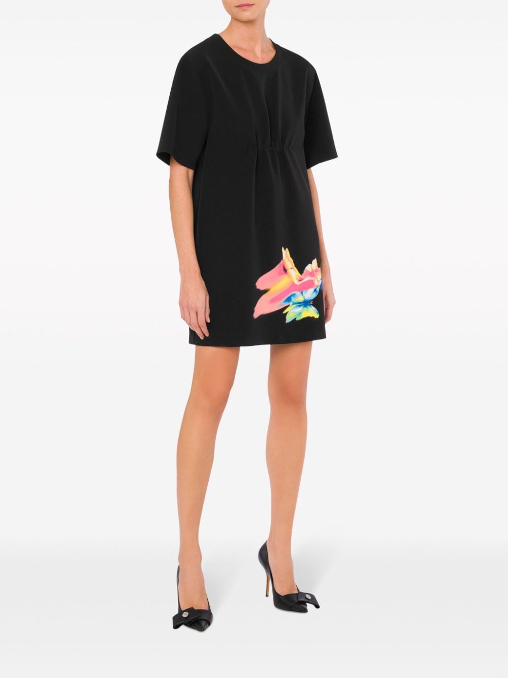 MOSCHINO MOSCHINO JEANS graphic-print T-shirt minidress