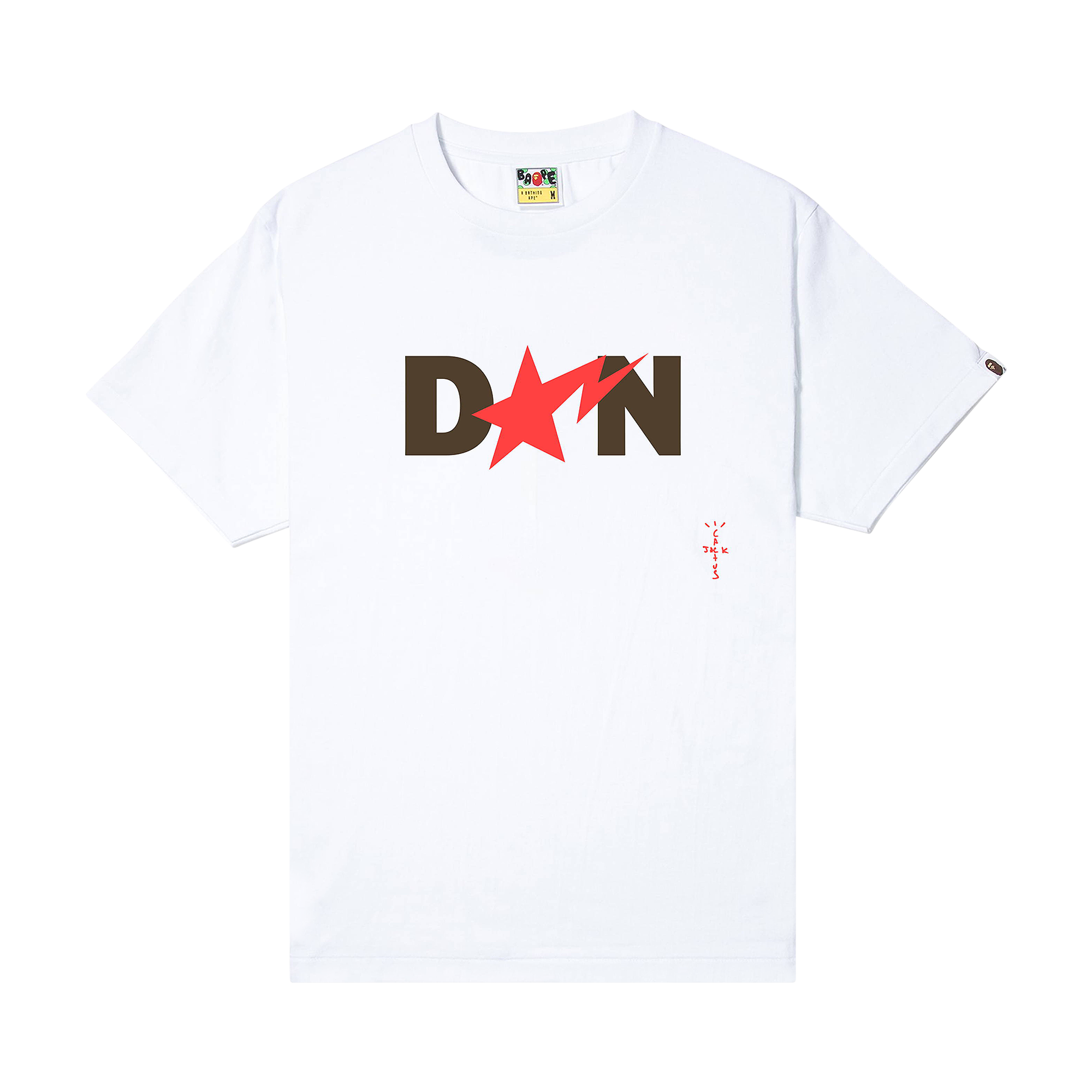 A BATHING APE BAPE DON TOLIVER tシャツ 2XL A Bathing Ape X Cactus Jack X Don Toliver Tee Ii - White