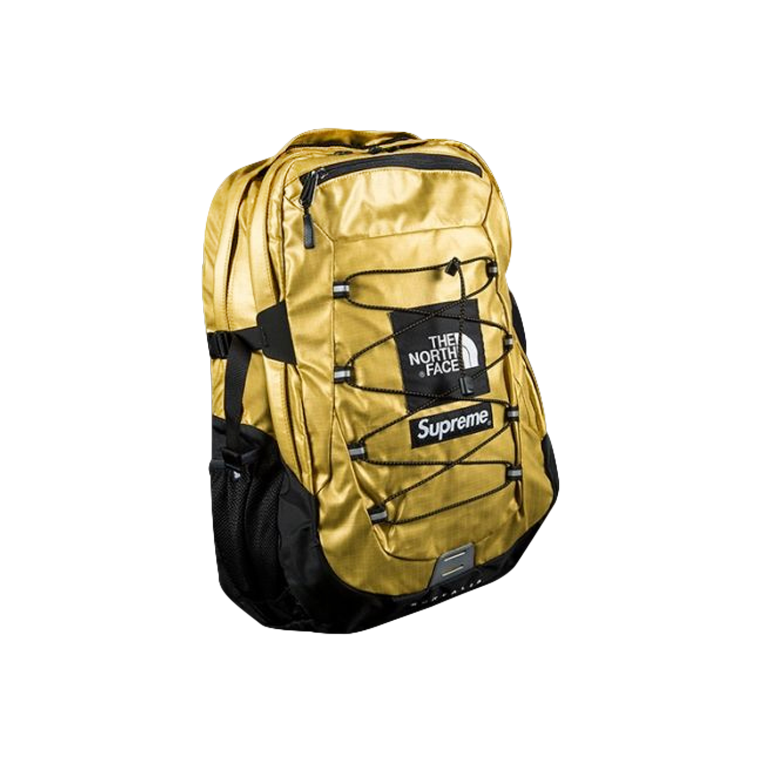 Supreme The North Face Metallic Borealis Backpack - Gold
