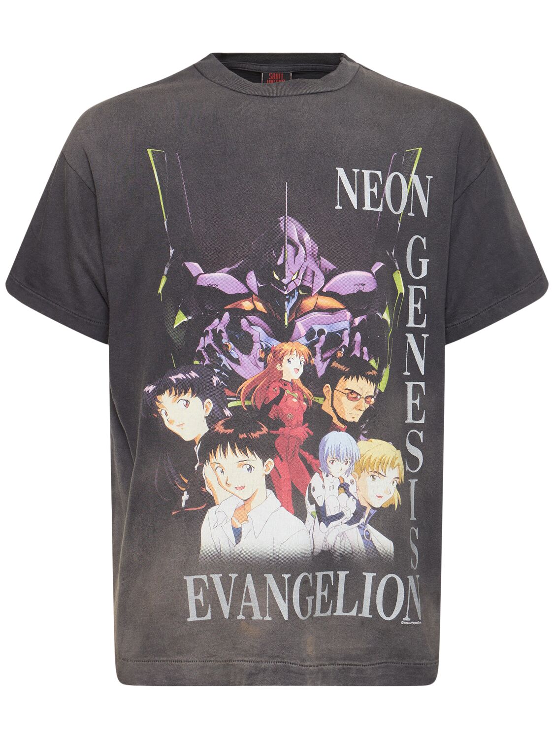 Saint Michael Evangelion X Saint Mx6 T-Shirt In Black - 45% Off