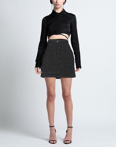 MSGM Mini Flared Tweed Skirt