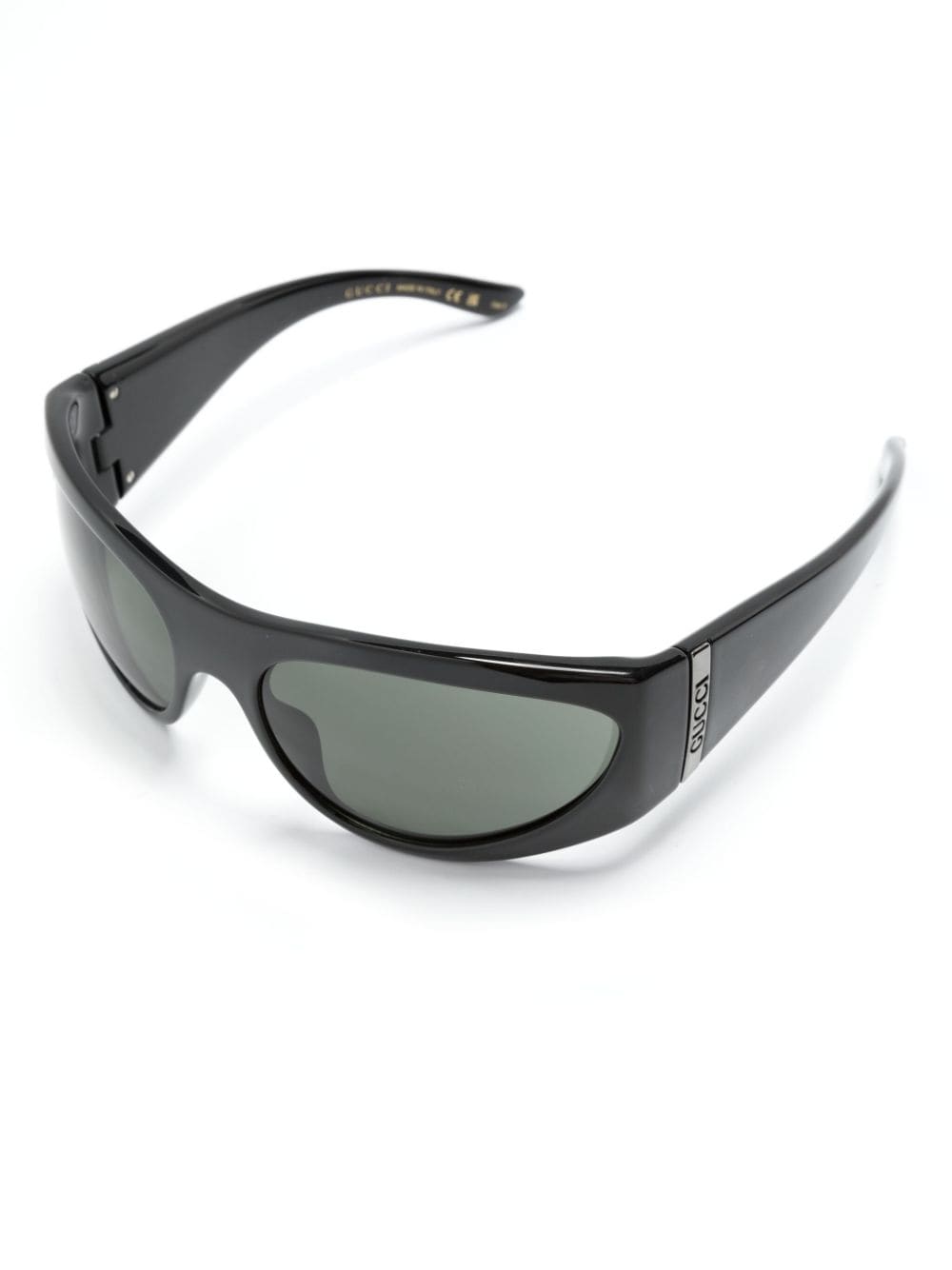 Gucci Logo-plaque Sunglasses - Black | Editorialist