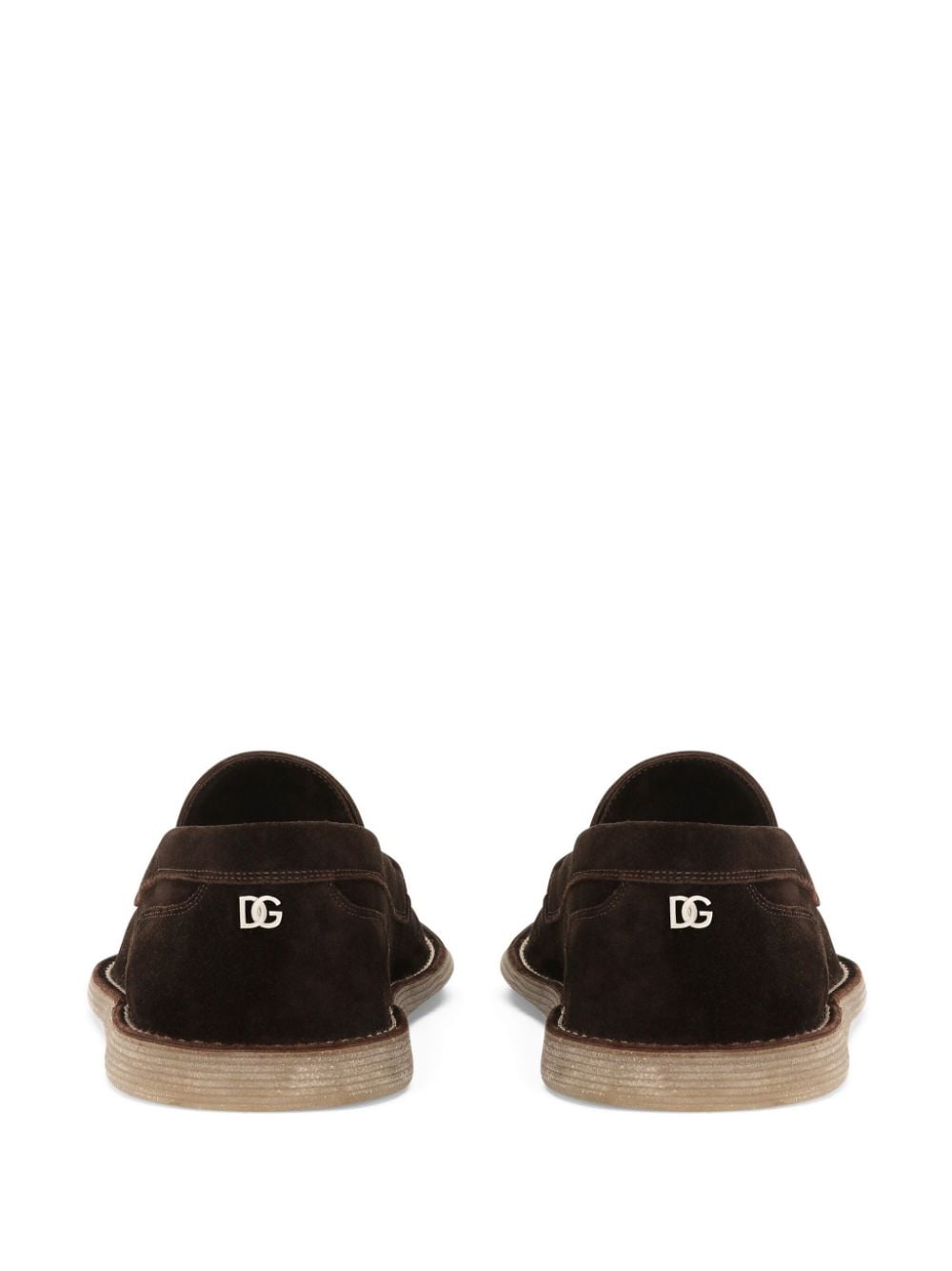 Dolce & Gabbana Suede Loafers - Brown | Editorialist display picture 1