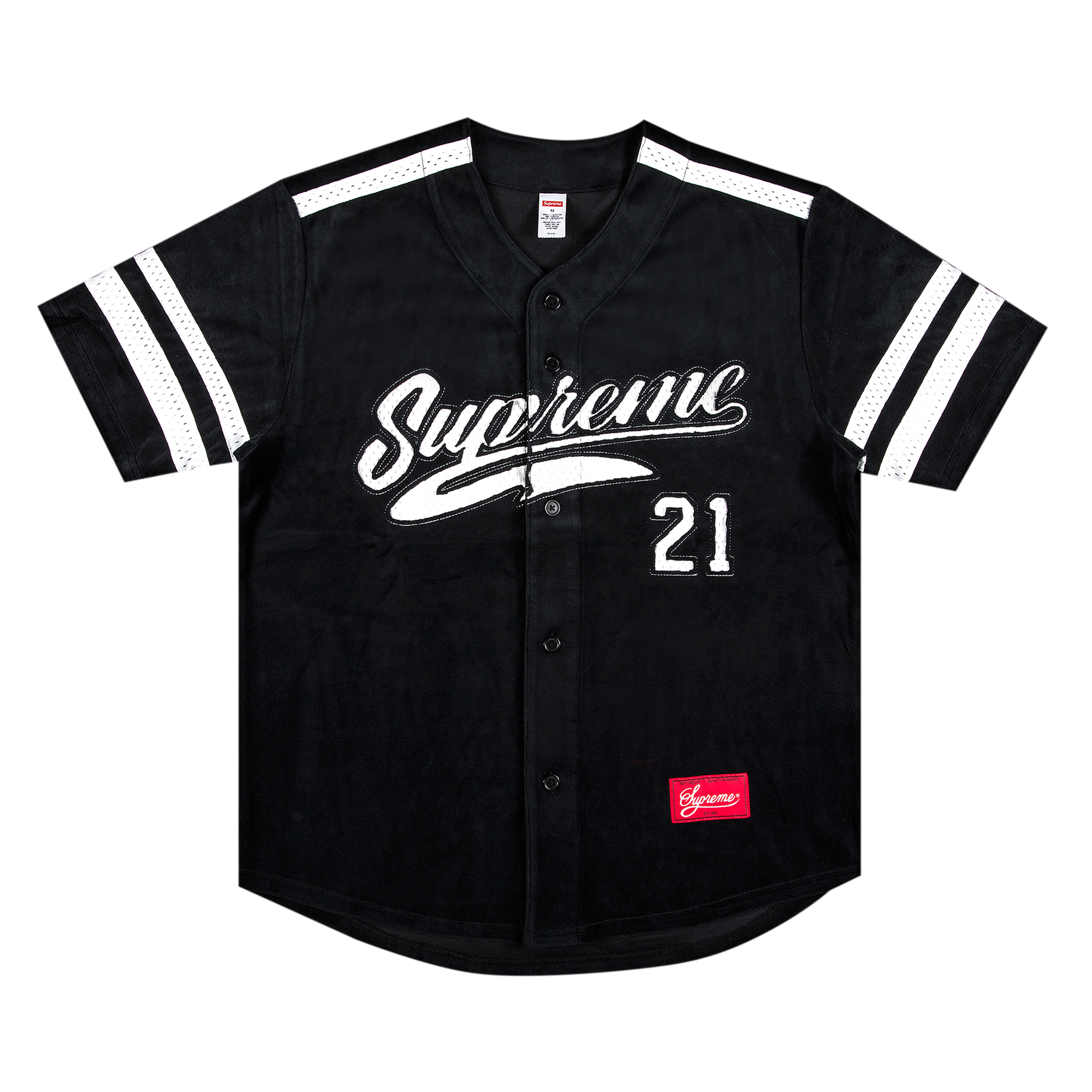 Supreme Polartec Baseball Jersey - Black | Editorialist