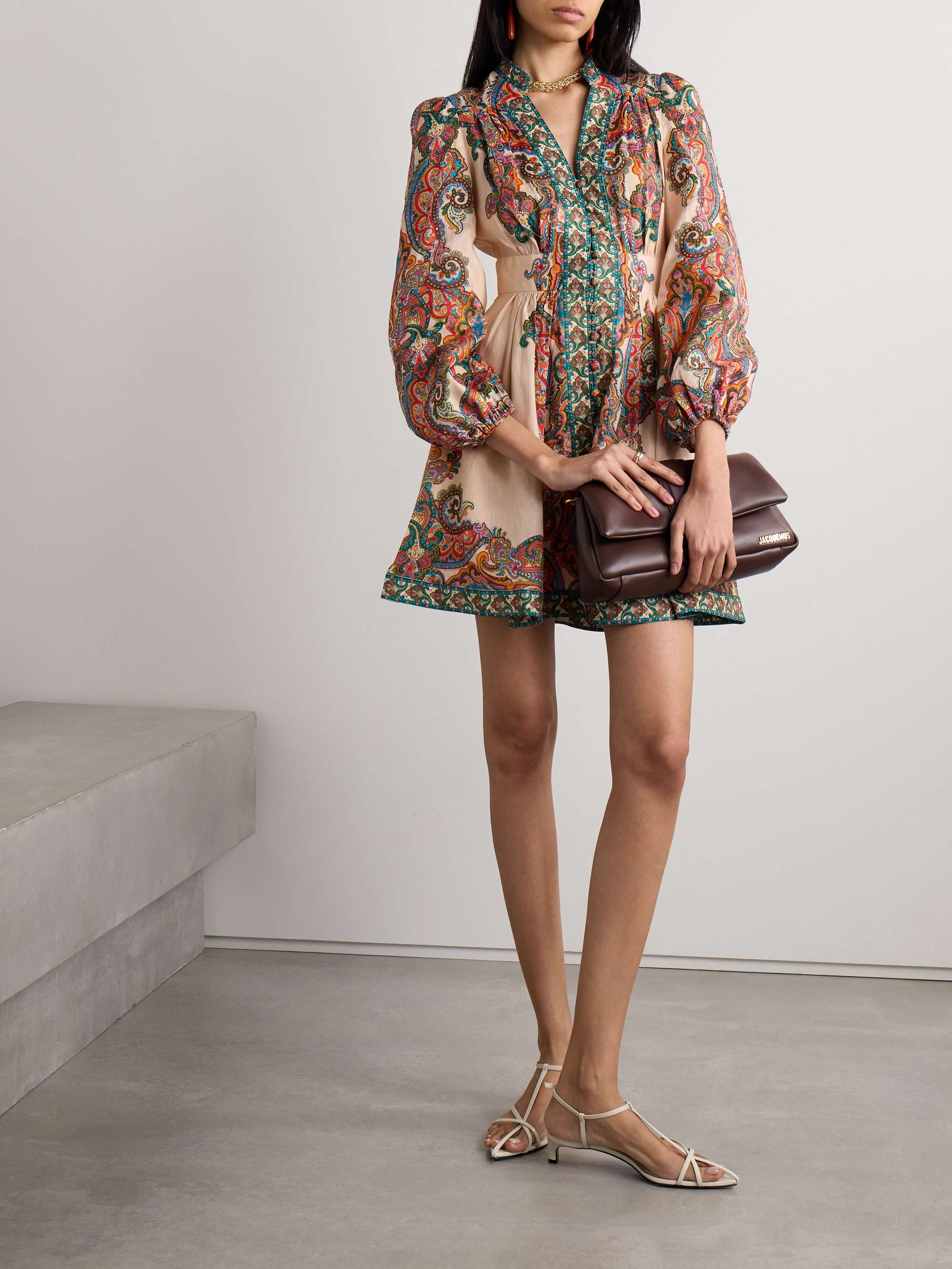 zimmermann midi dress Zimmermann – Zimmermann Rebellion Midi Dress in Barcelona or Shop Online  Mujer 721-000711 01 main image 0