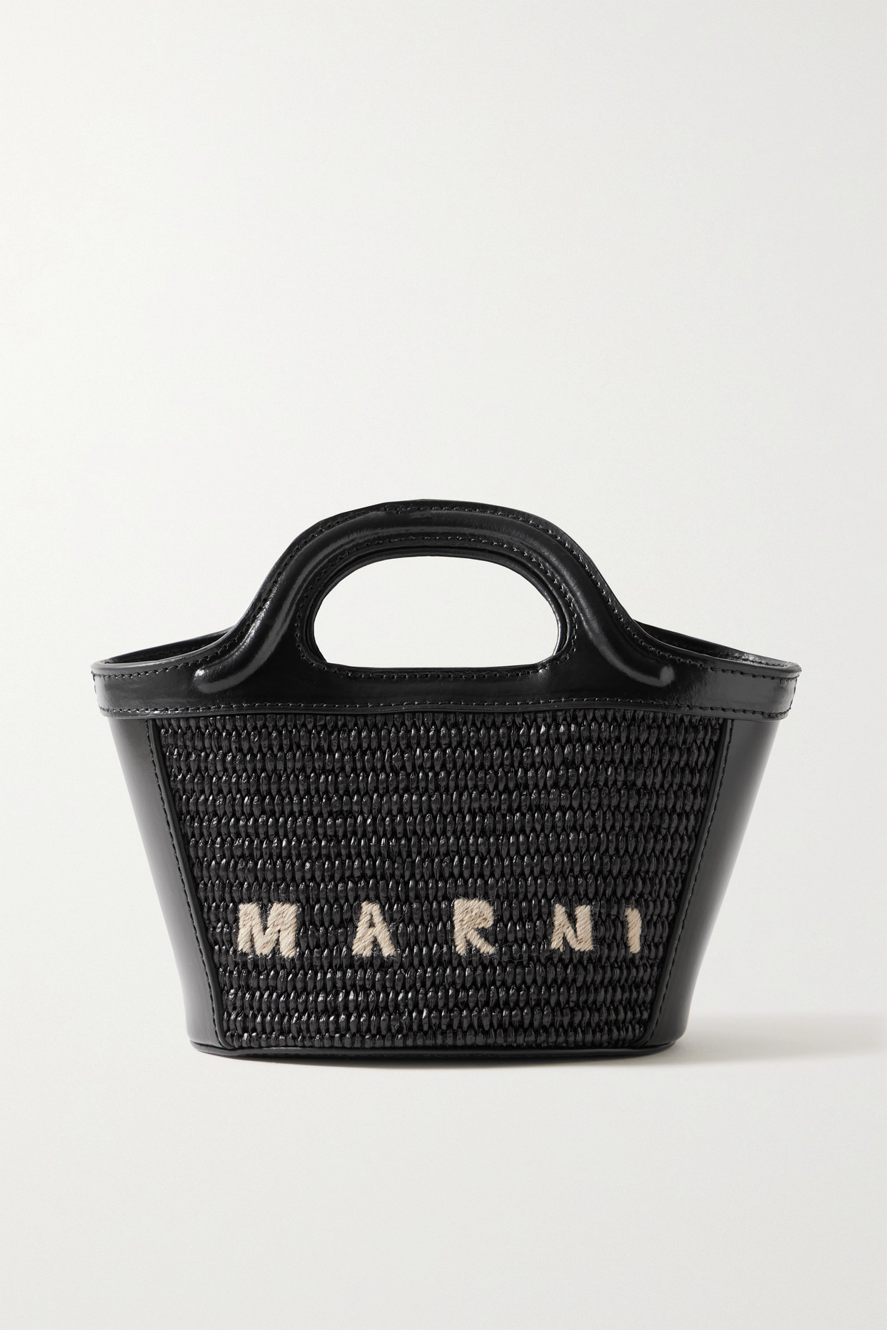 Marni Tropicalia Micro Tote - Black - 30% Off | Editorialist