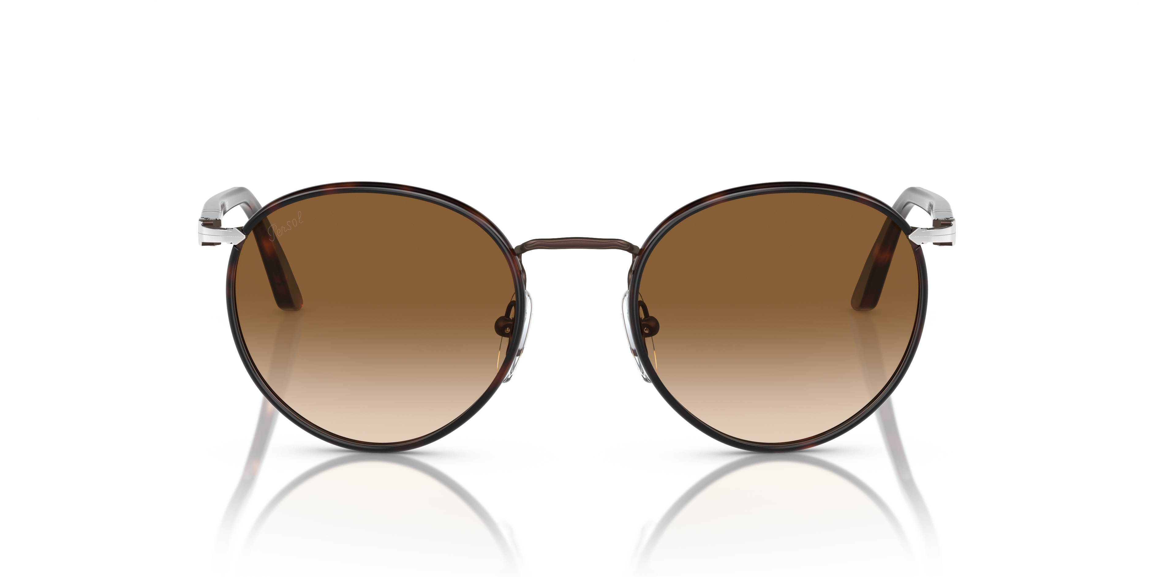 Persol Brown Gradient Round Sunglasses Persol Men main image 3