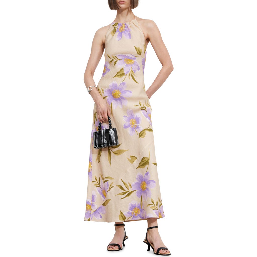 gathered halter dress other stories &amp; Other Stories + Gathered Halter Dress
