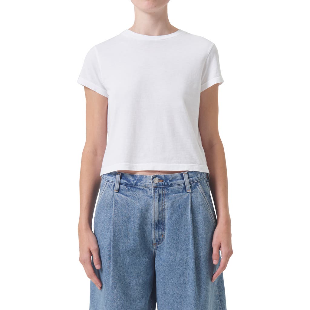 AGOLDE AGOLDE Adine Shrunken Supima® Cotton T-Shirt