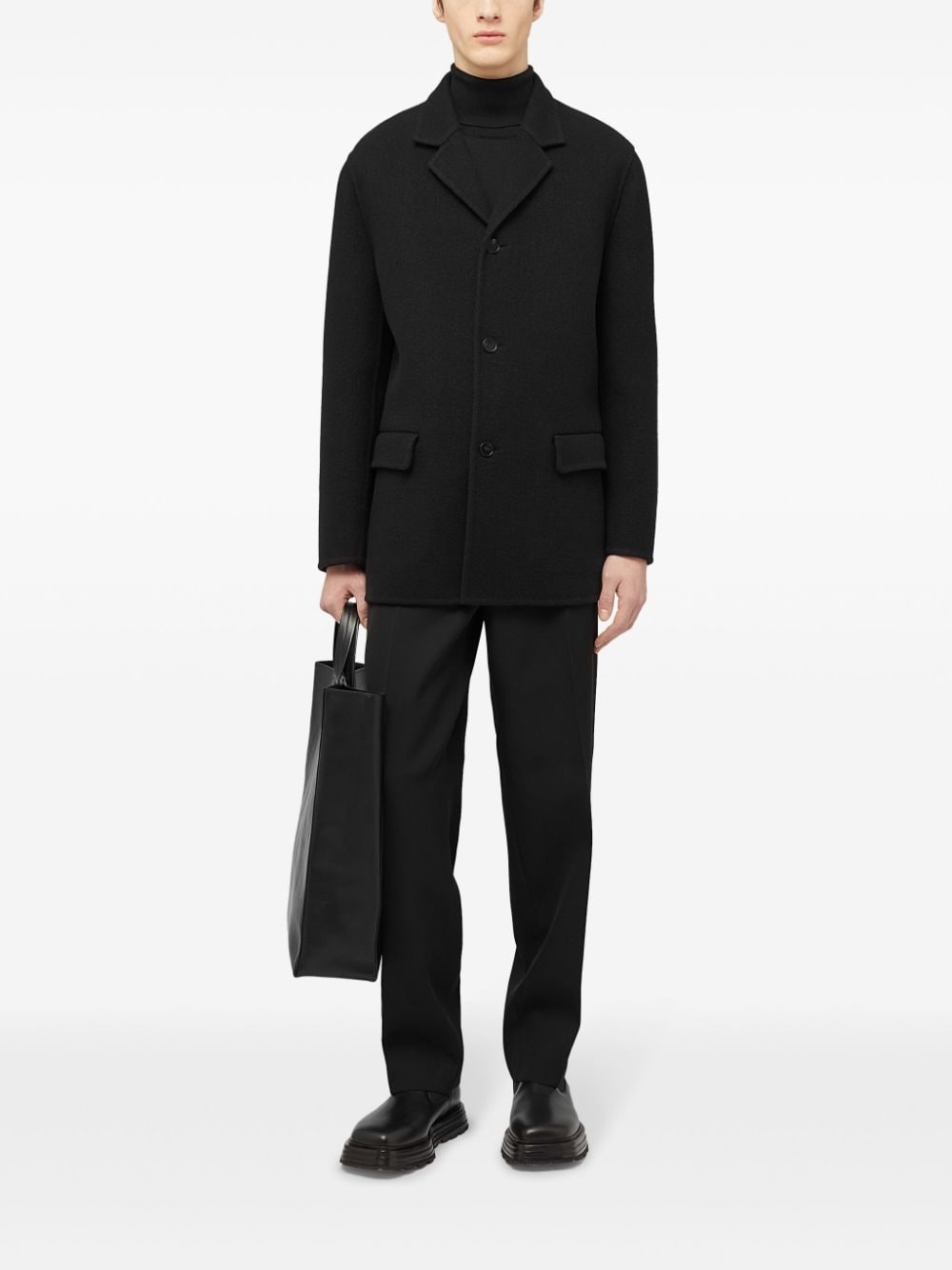 JIL SANDER Jil Sander Deconstructed Wool Jacket