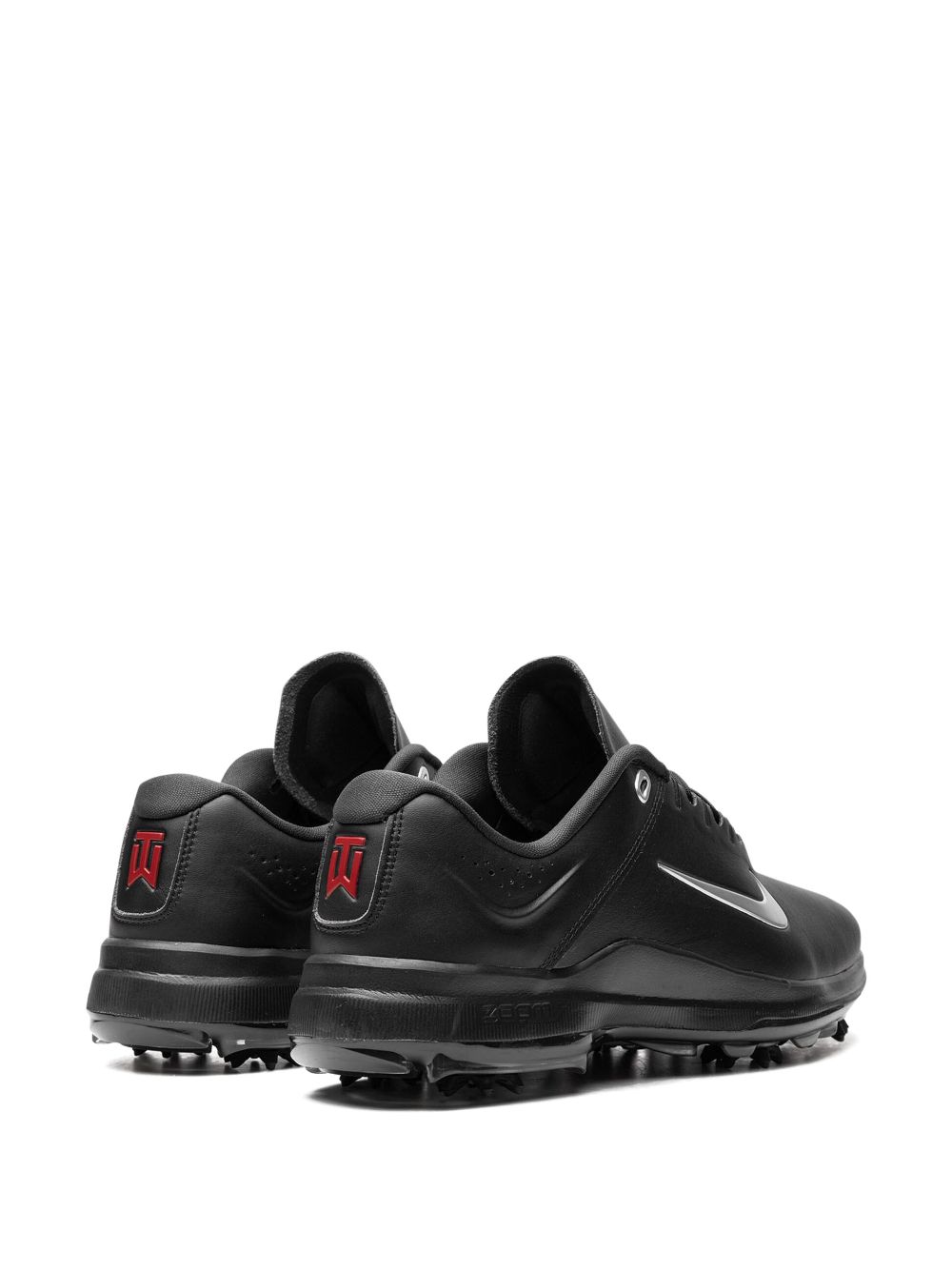 Nike Tiger Woods  Air Zoom Golf Shoes Black Leather Mesh Spikeless Size 9 Nike air tiger woods - Gem main image 2