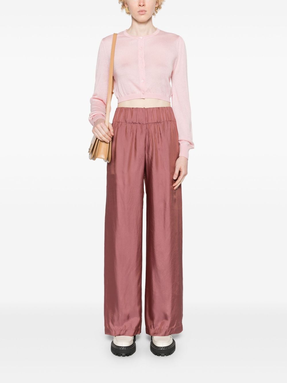ASPESI ASPESI Straight-Leg Satin Trousers