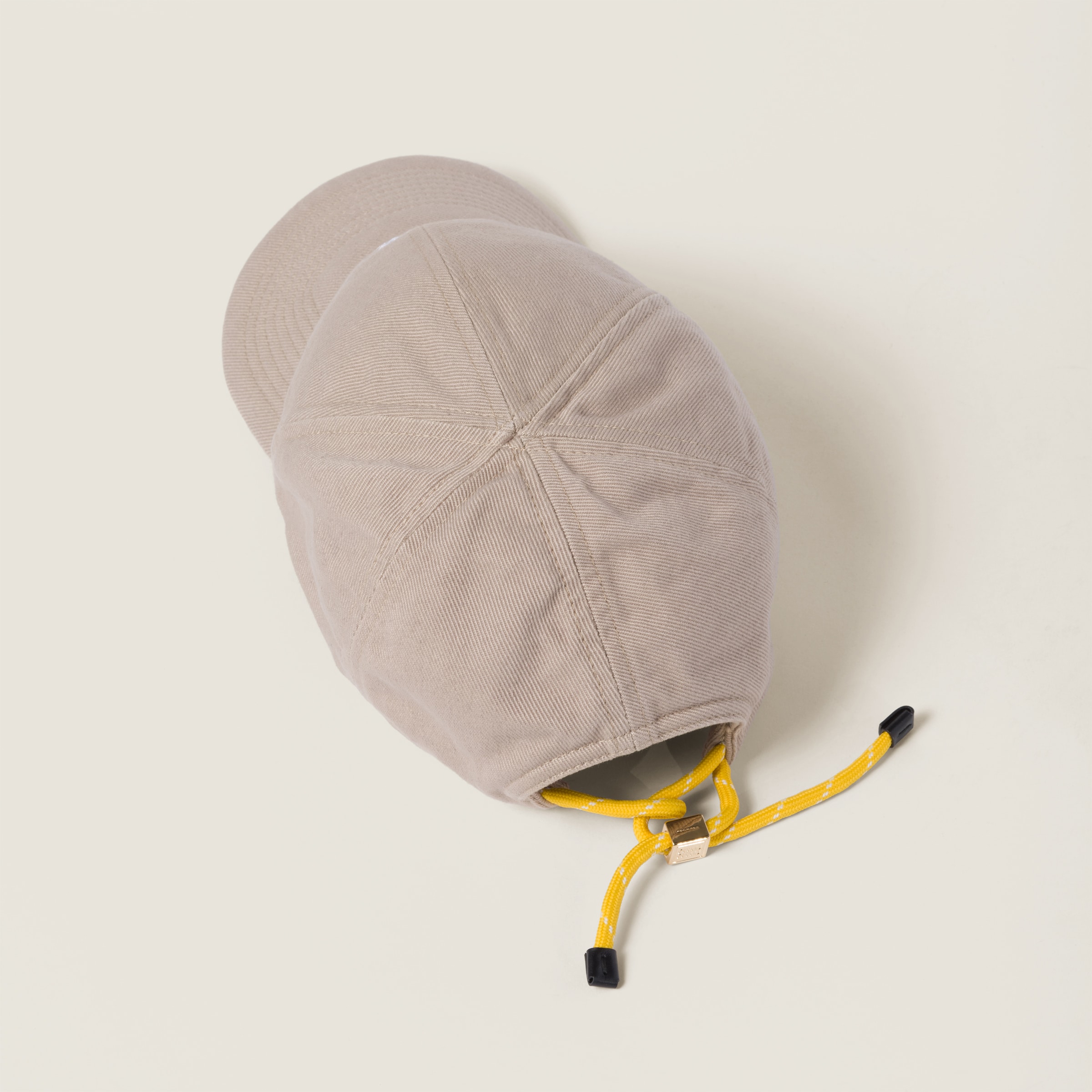 Miu Miu Beige DENIM BASEBALL CAP Miu Miu Denim baseball cap - 5HC369_2CR1_F059F | REVERSIBLE main image 3