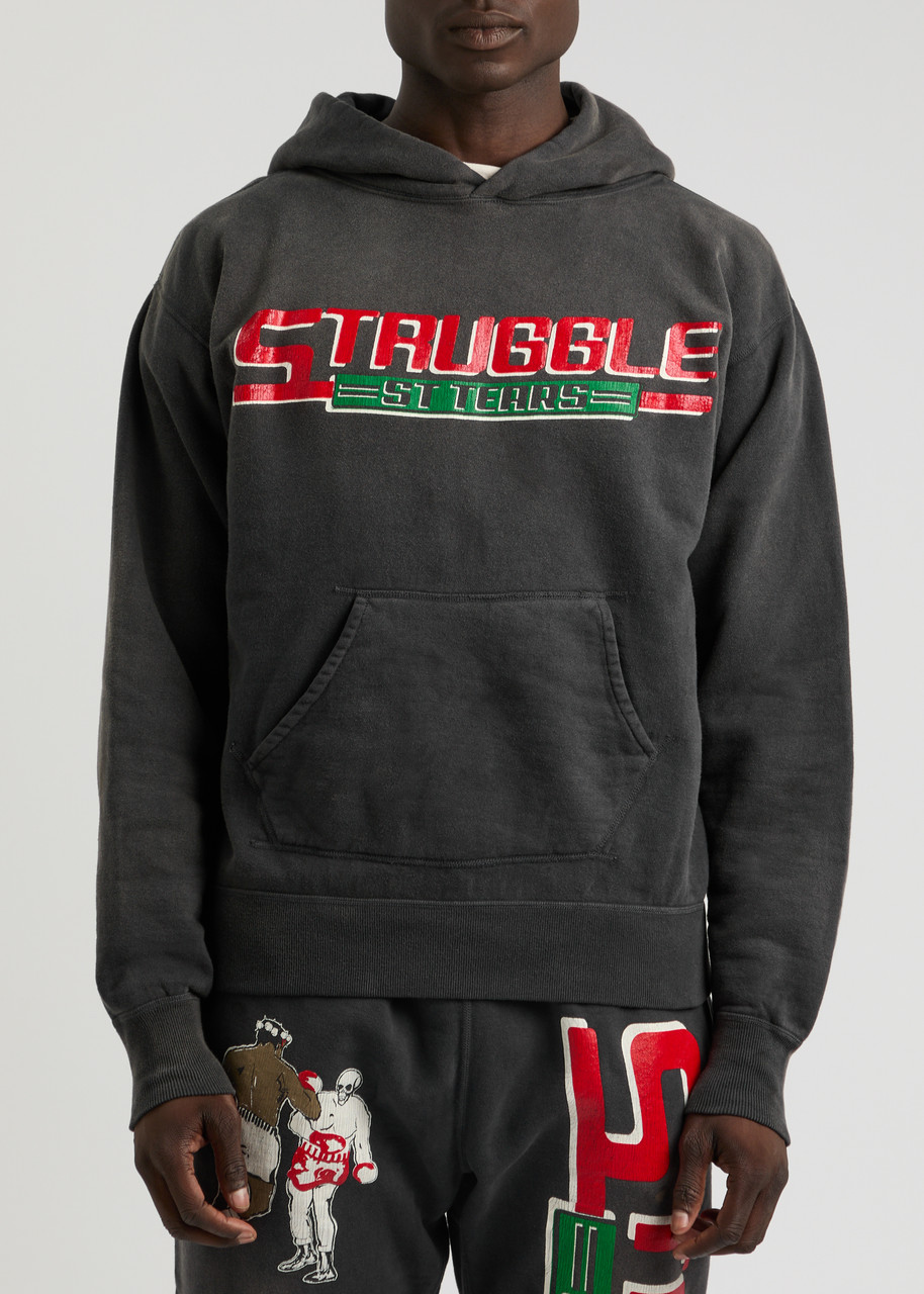 Saint Mxxxxxx X Denim Tears Graffiti Hoodie - Grey | Editorialist