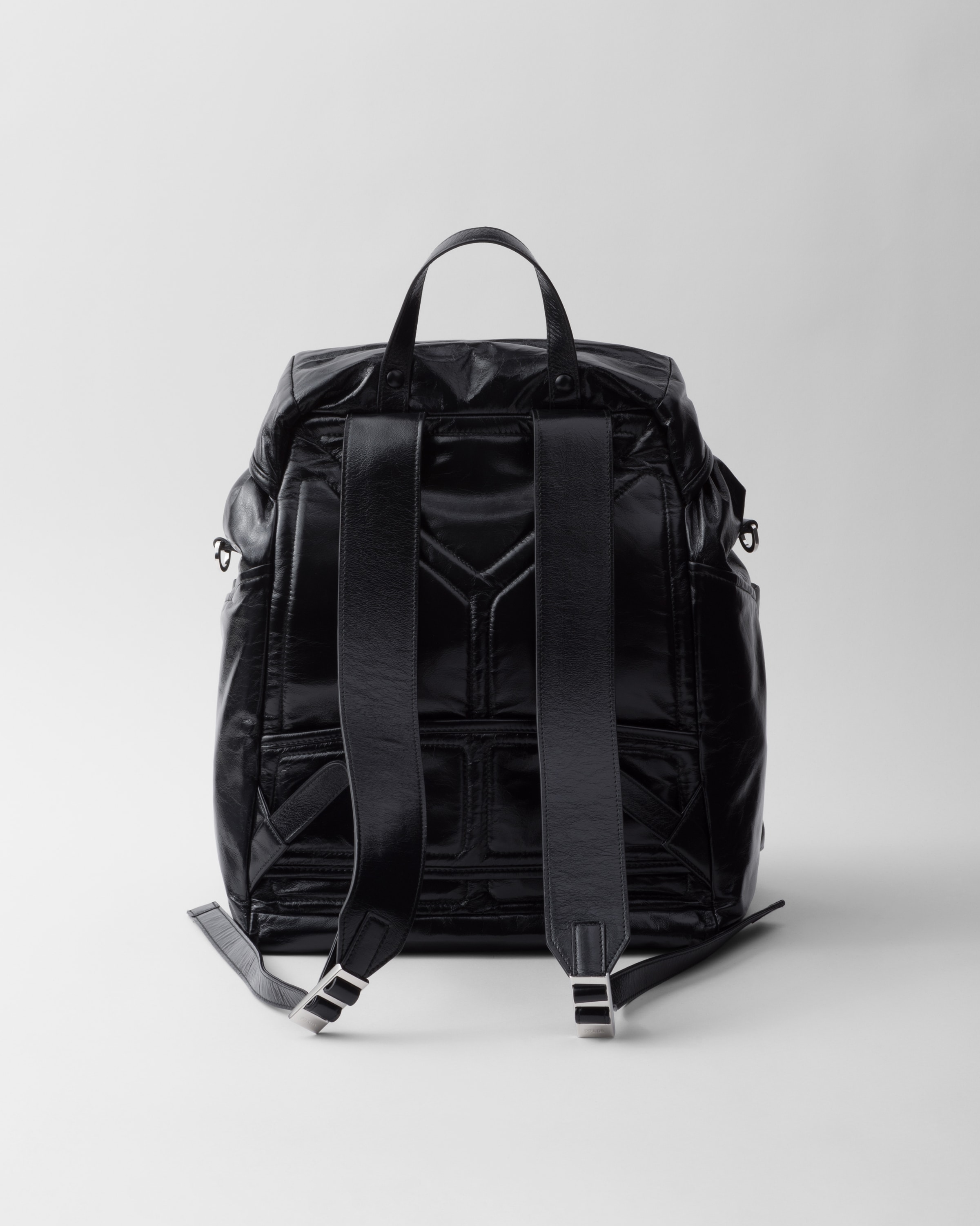 Prada Leather Backpack - Black | Editorialist
