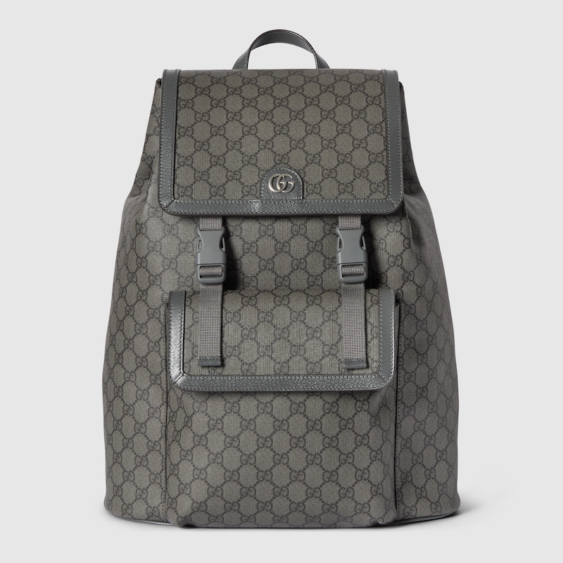 Gucci Ophidia Large Backpack Gg Canvas - Grey | Editorialist display picture 1