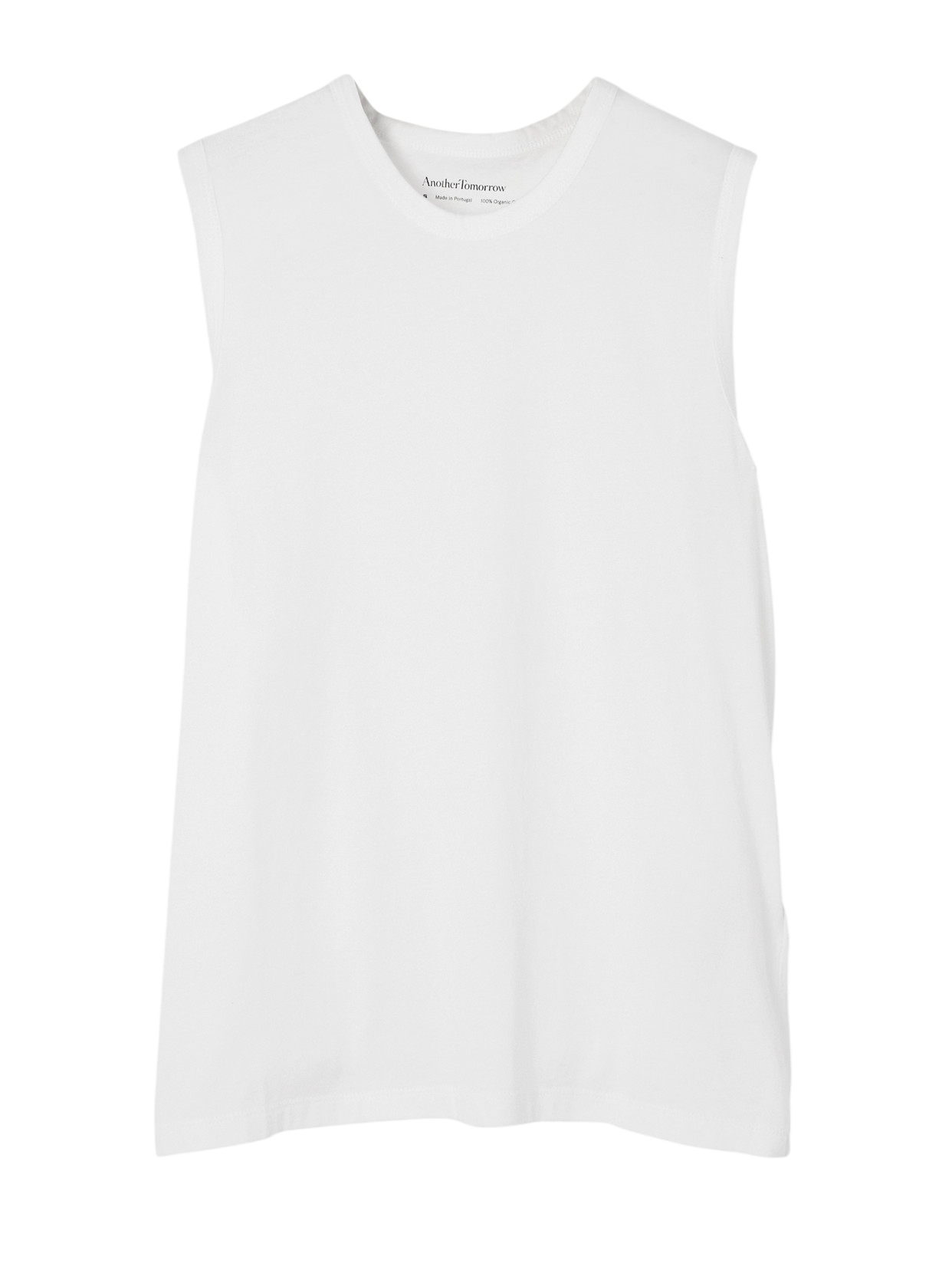 ANOTHER TOMORROW Organic Cotton-Jersey Tank Top