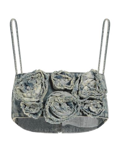 BLUMARINE BLUMARINE Denim Crop Top