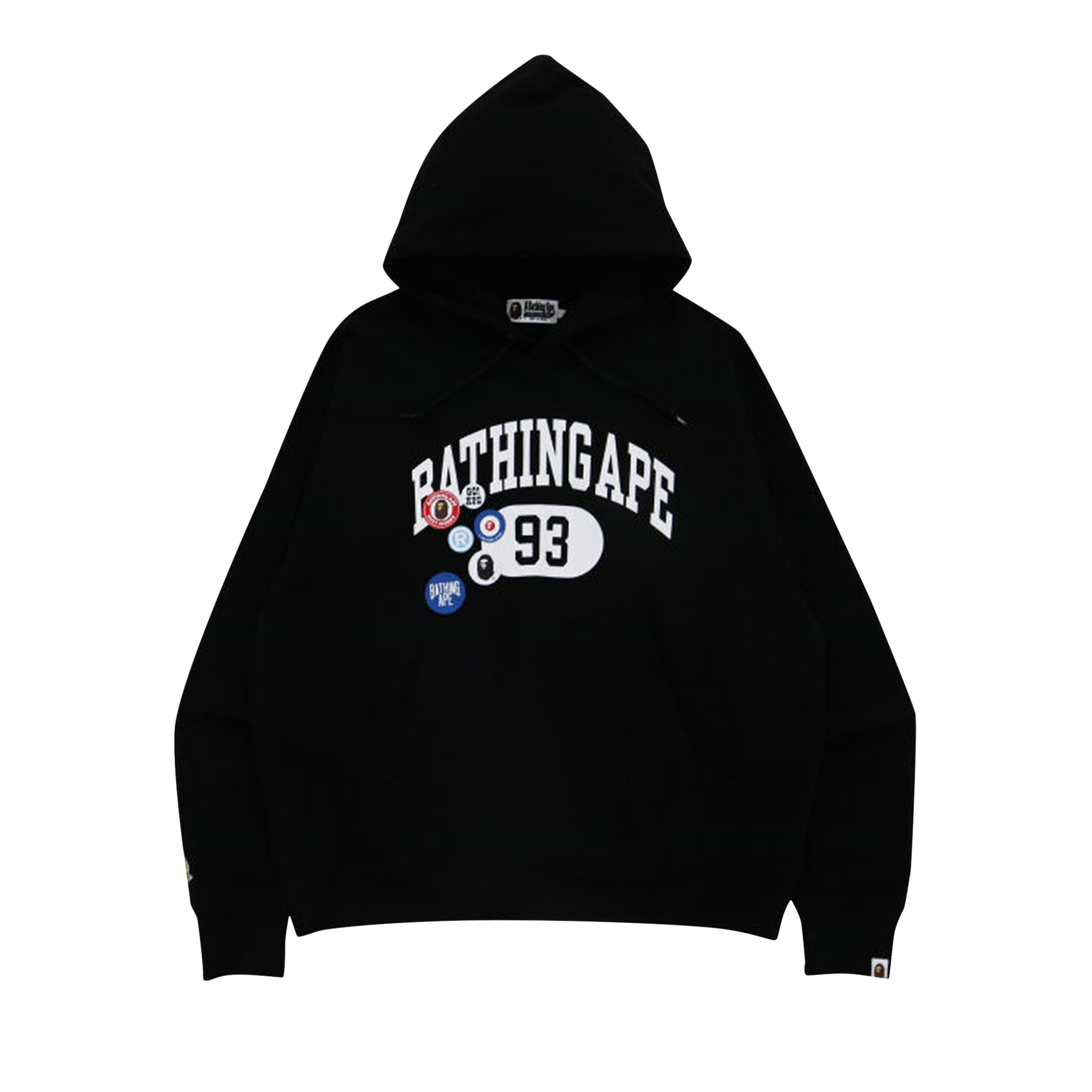 A BATHING APE ジップアップパーカー 93ロゴ 30202337~black_0.png
