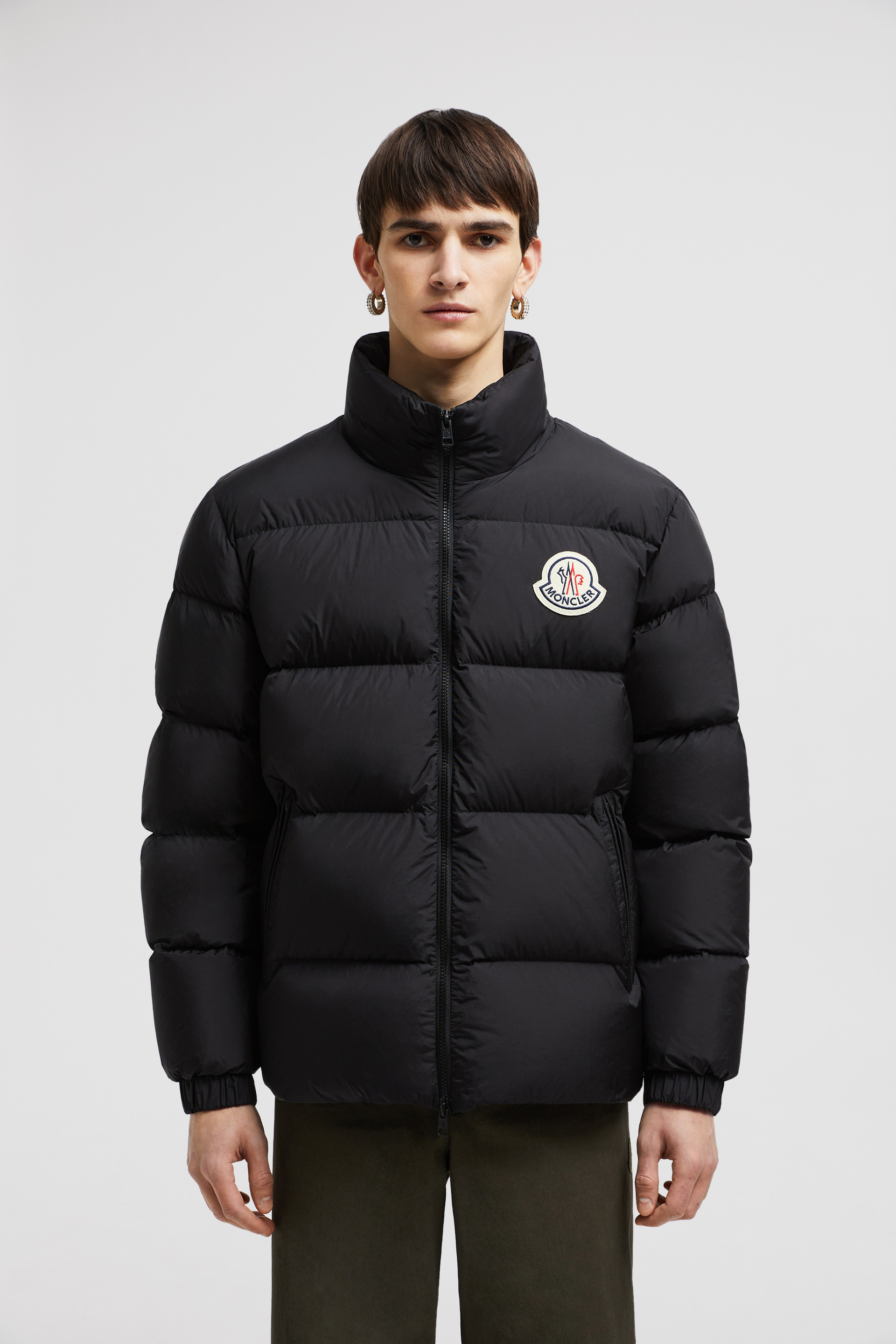 Moncler Citala Short Down Jacket - Green | Editorialist