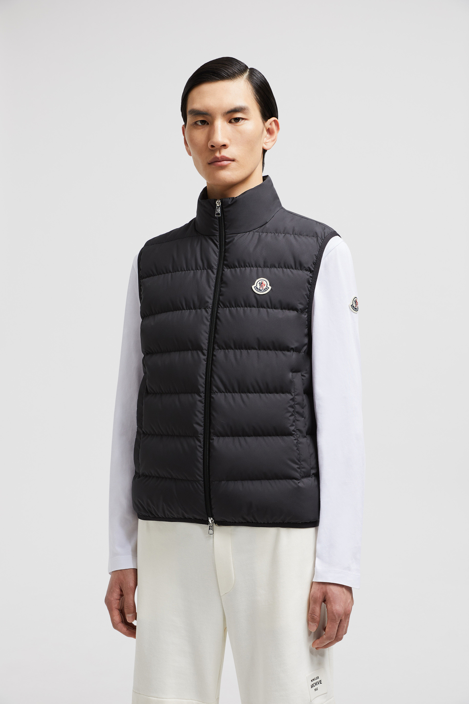 Moncler Contrin Down Puffer Vest - Black | Editorialist