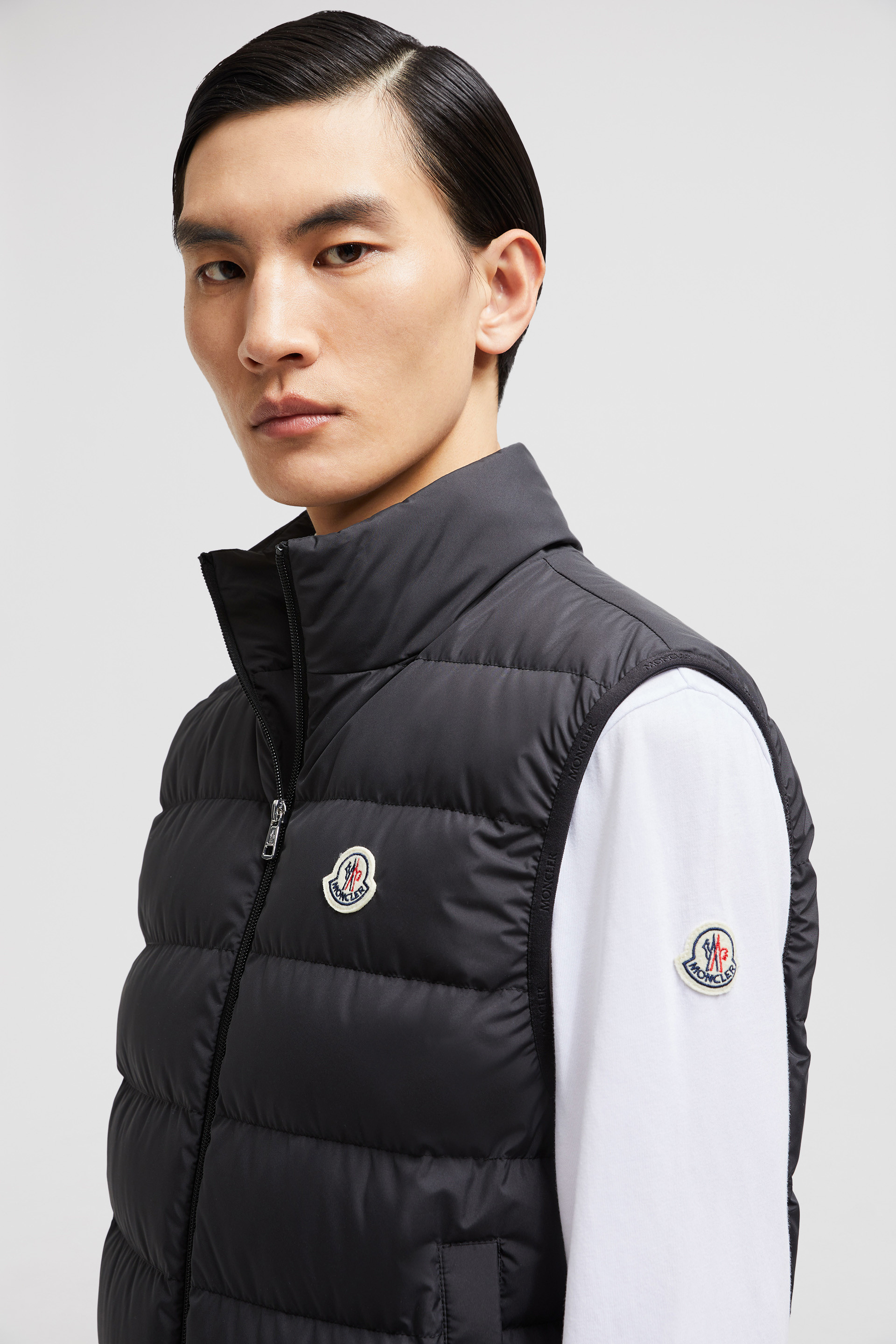 Moncler Contrin Down Puffer Vest - Black | Editorialist