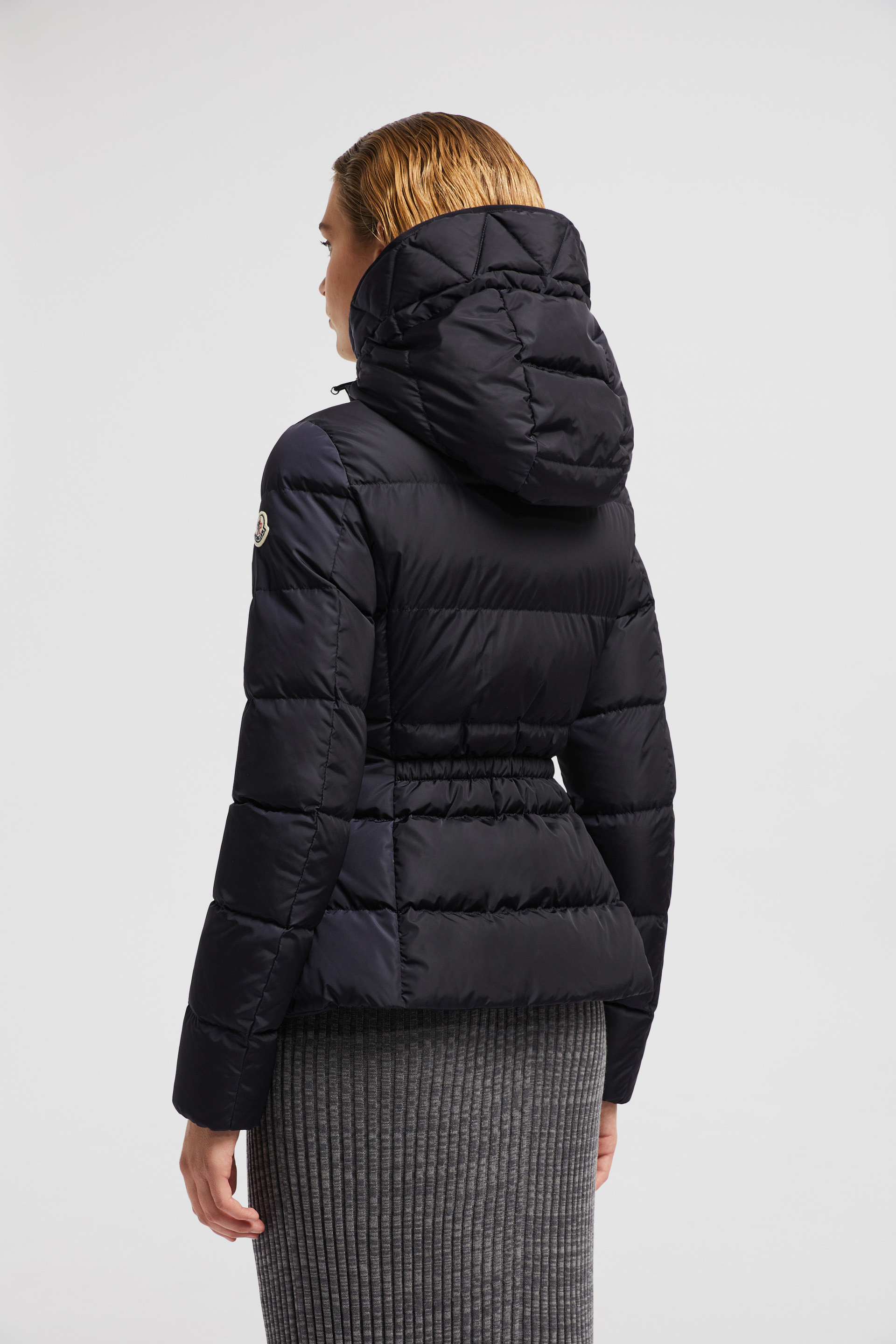 Moncler Avoce Hooded Short Down Jacket - Black | Editorialist