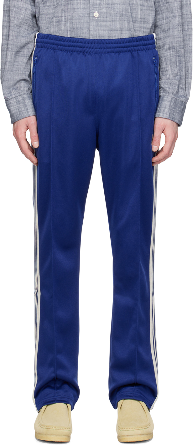 Needles Blue Narrow Track Pants In C-Royal - 52% Off | Editorialist