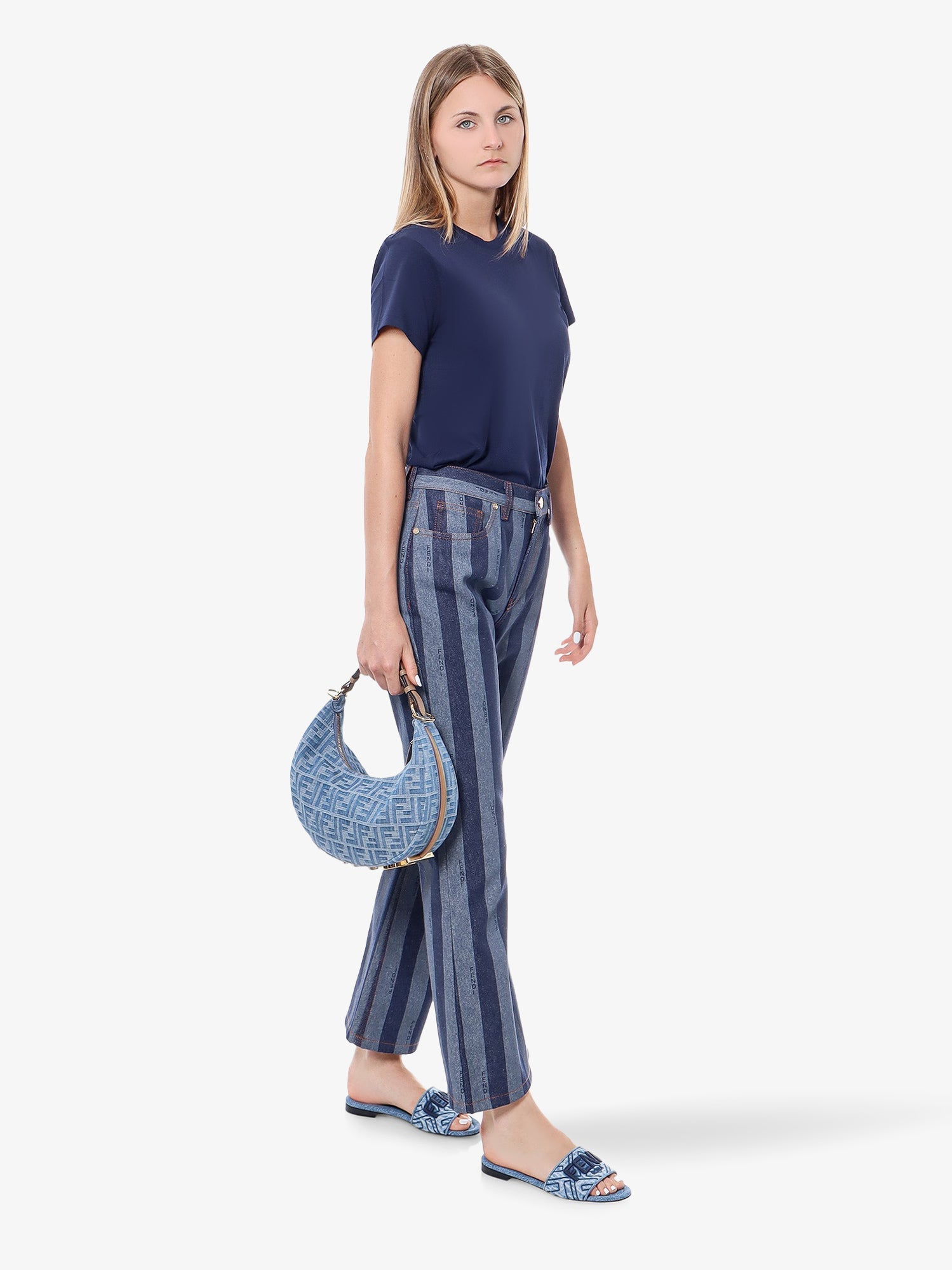 FENDI FENDI Cotton Pequin Stripe Jeans