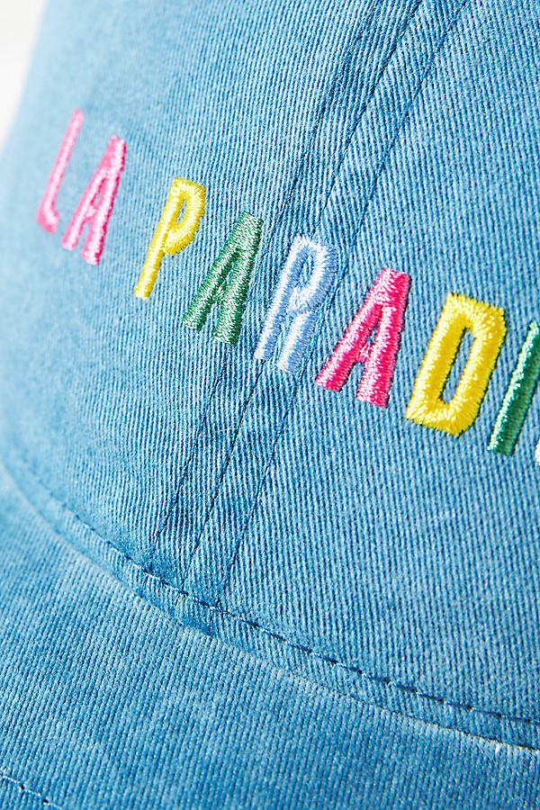 Kerri Rosenthal La Paradise Baseball Cap In Blue - 66% Off  display picture 3