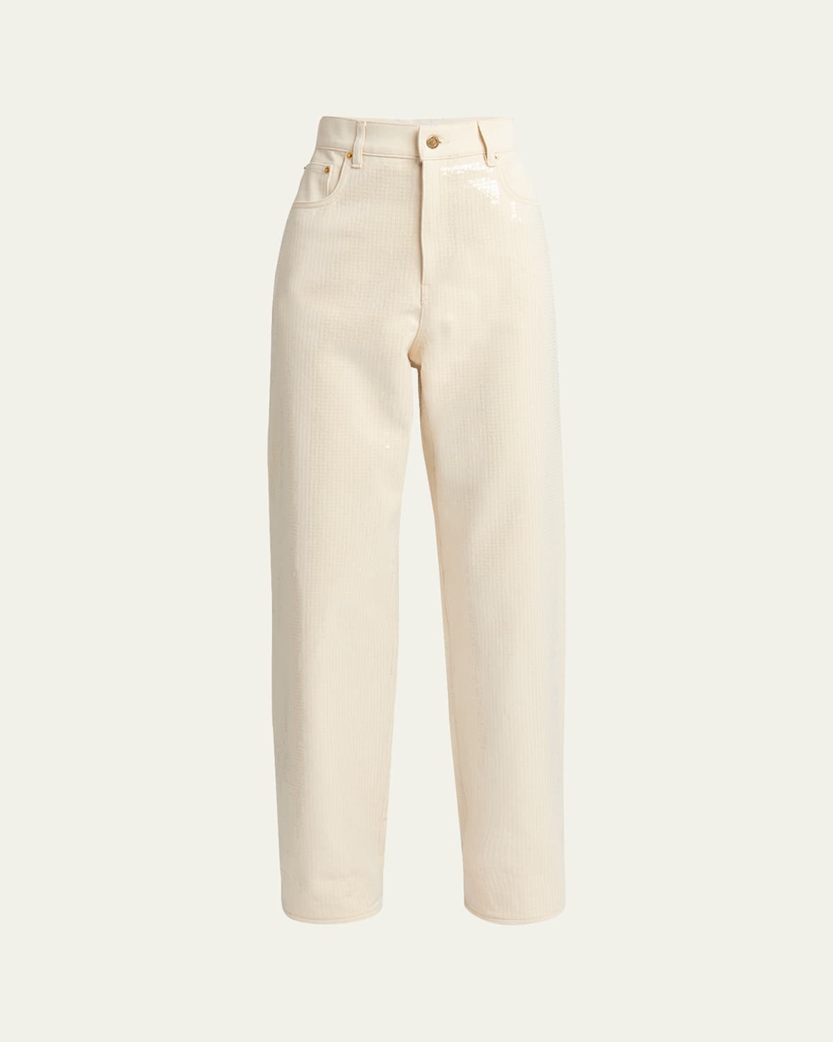 Golden Goose Journey W'S Pant Kim Sand Wash All Over Eyelet Golden Goose Journey W'S Pant Kim Sand Wash All Over Eyelet