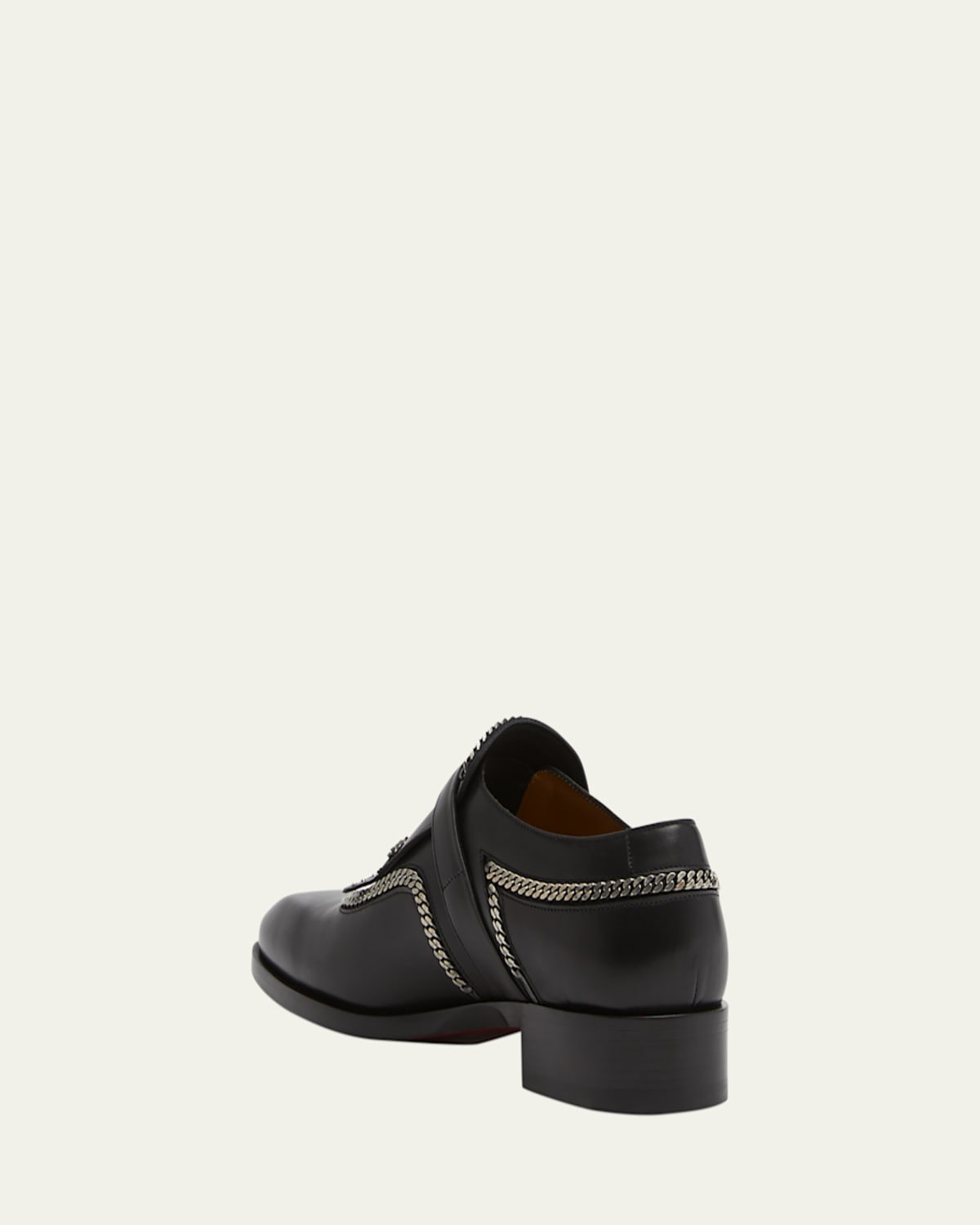 Christian Louboutin MONKOCHAIN Single-Monk strap Leather Chain Loafers (Men : 9) Christian Louboutin Men main image 3
