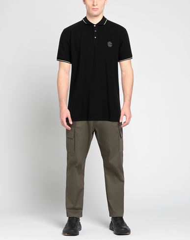 ROBERTO CAVALLI man polo shirt white size s cotton