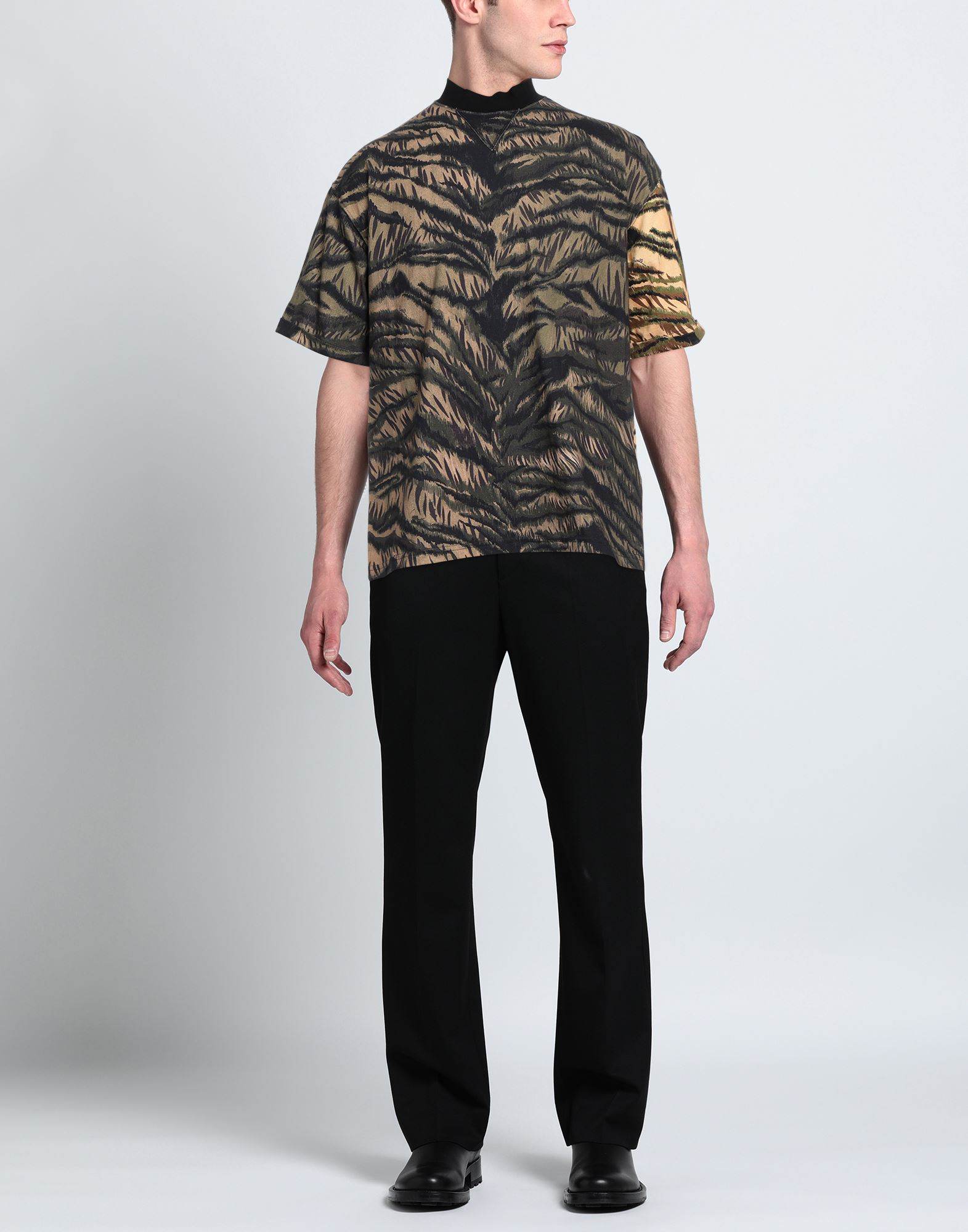 ROBERTO CAVALLI man t-shirt sand size s cotton