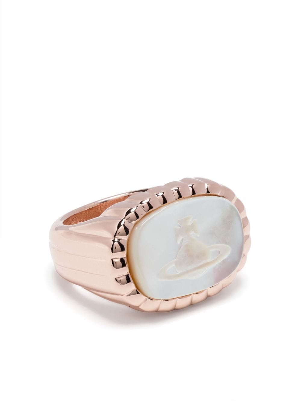 Vivienne Westwood Denver Orb-Detail Ring In Pink - 20% Off