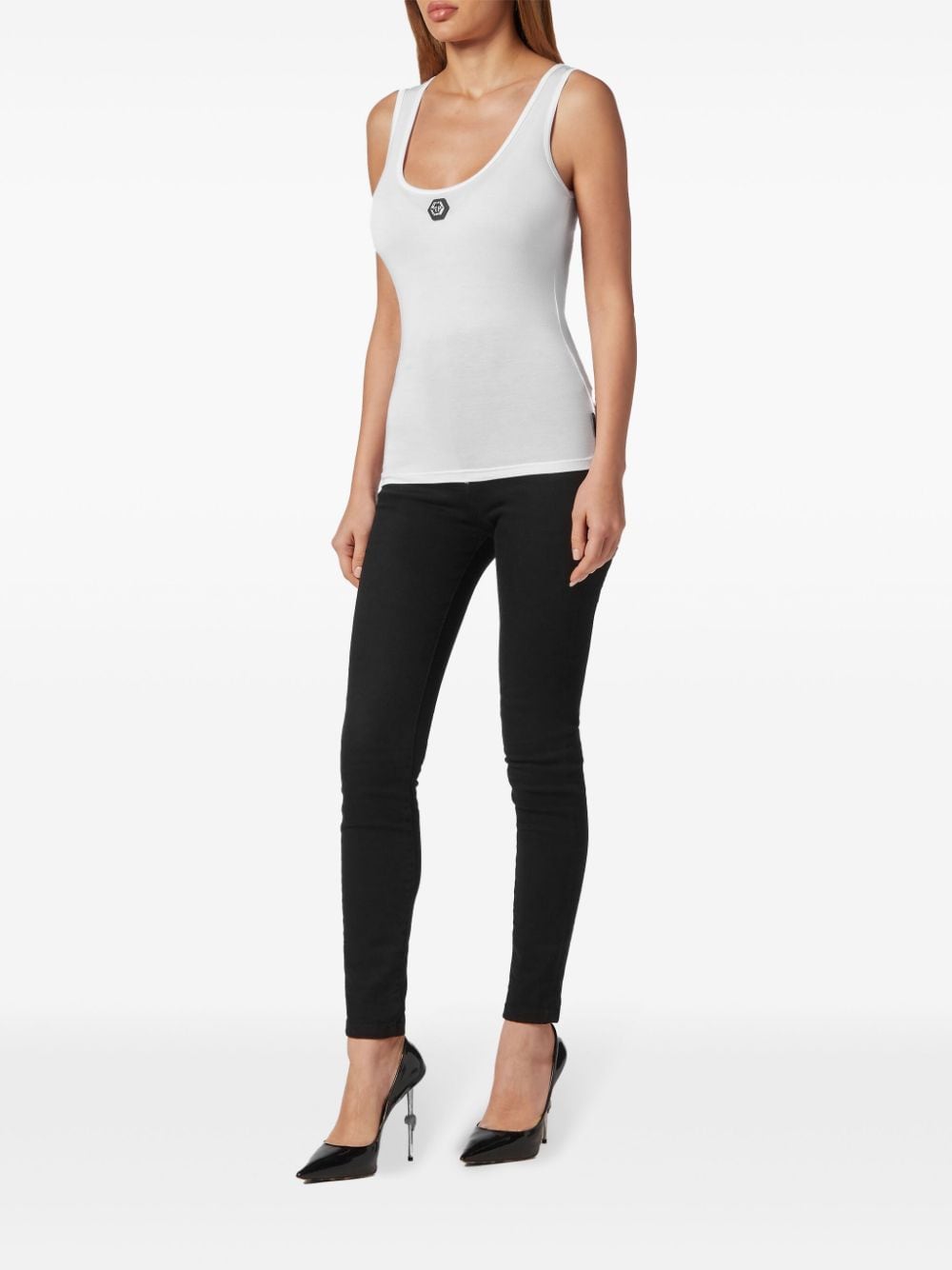 PHILIPP PLEIN Philipp Plein Logo Tank Top
