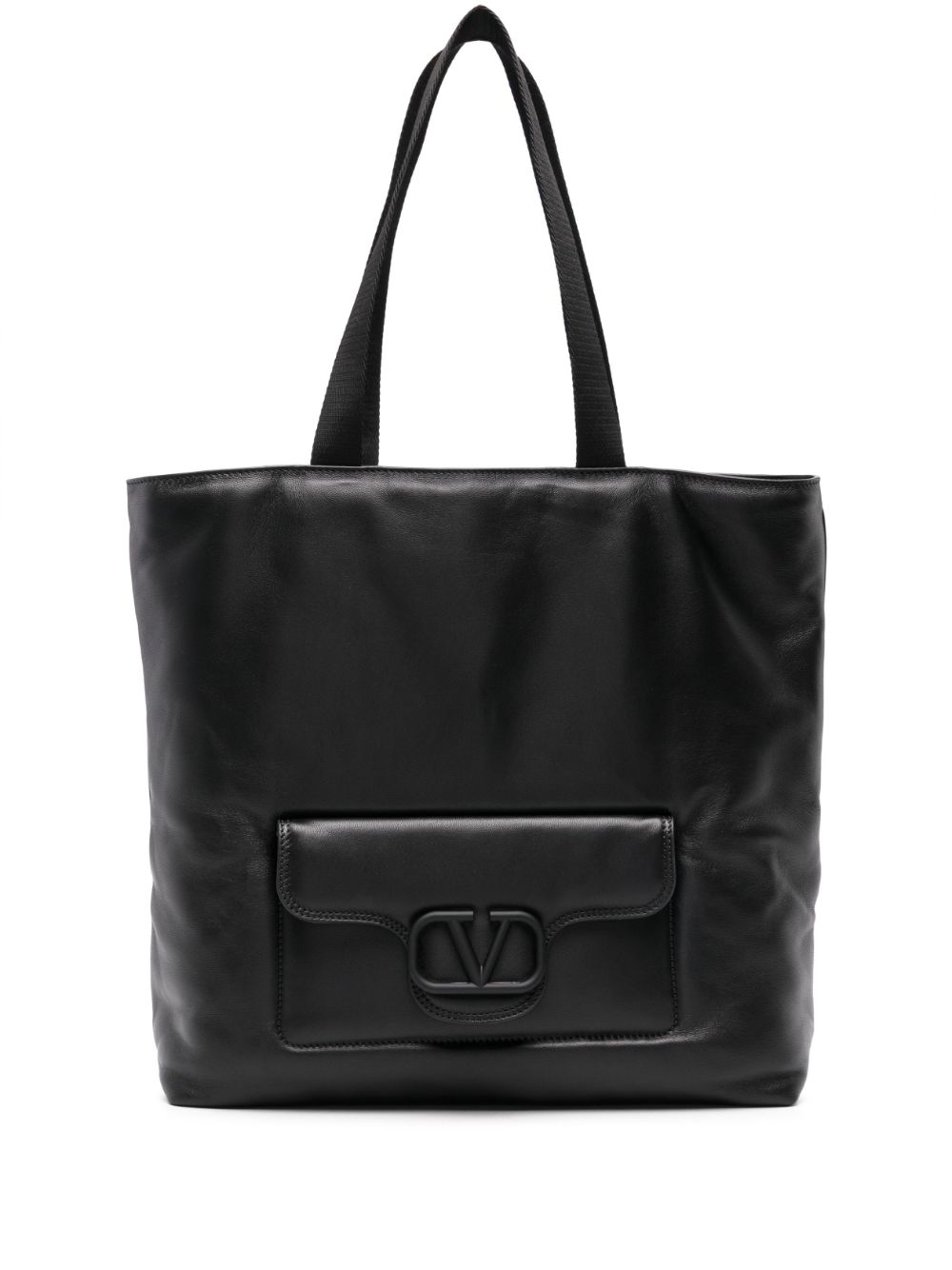 VALENTINO Noir VLogo Signature Tote Bag