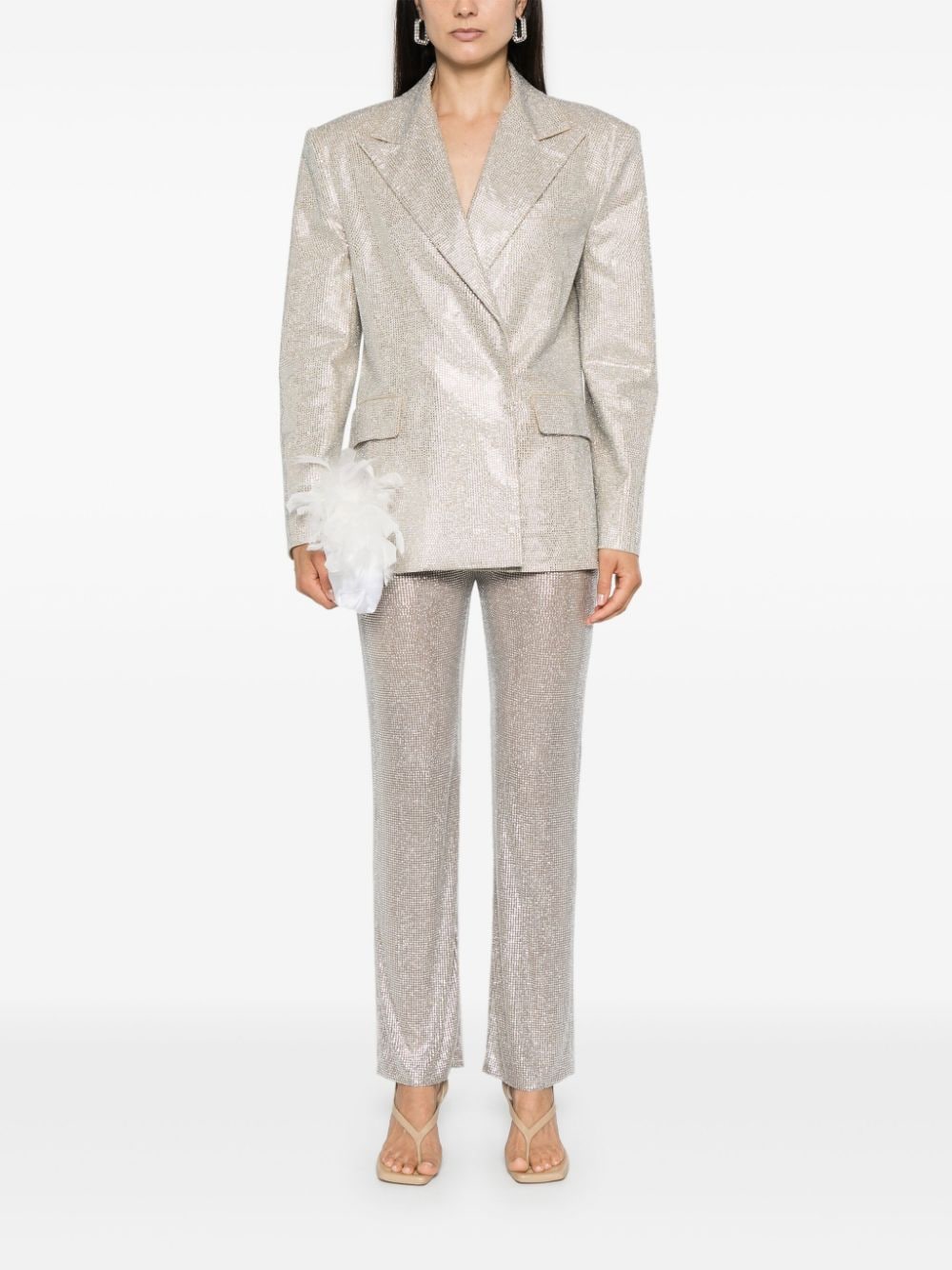 GIUSEPPE DI MORABITO Giuseppe Di Morabito Rhinestone-Embellished Trousers