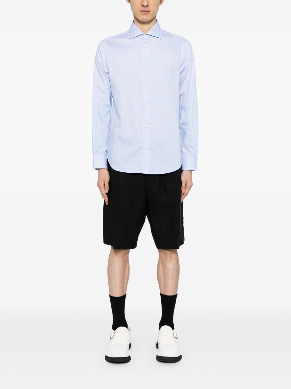 PAUL SMITH Paul Smith Drawstring Waist Linen Shorts