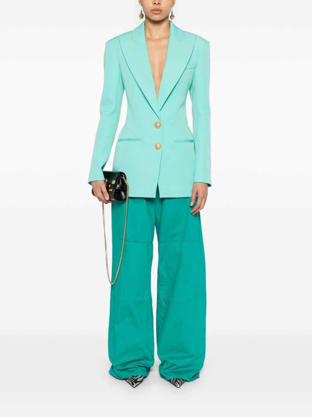 BALMAIN Balmain Virgin Wool Single-Breasted Blazer