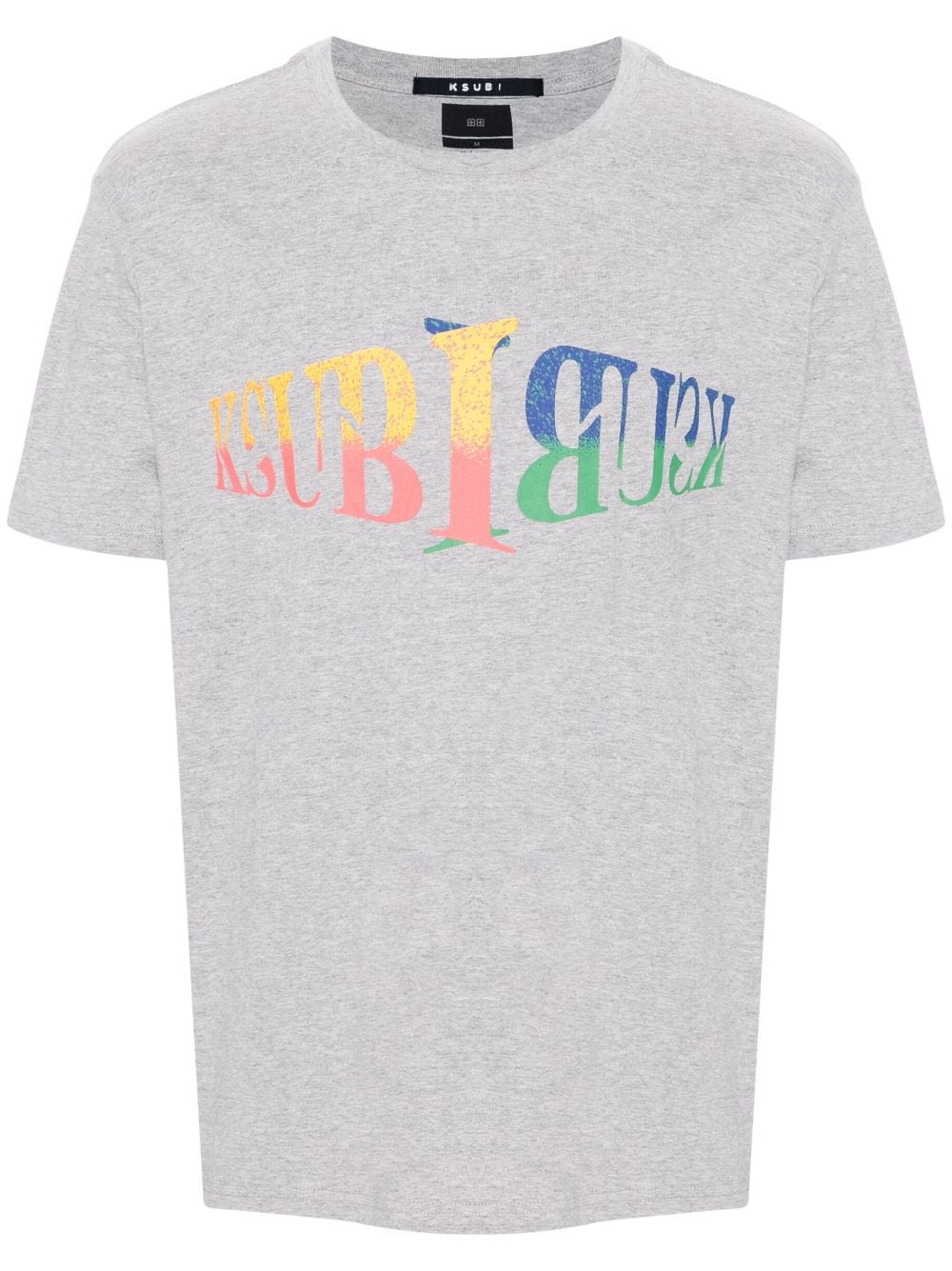 Ksubi Men's Crossroads Kash Short Sleeve Tops Marle in Grey, Size Xs
