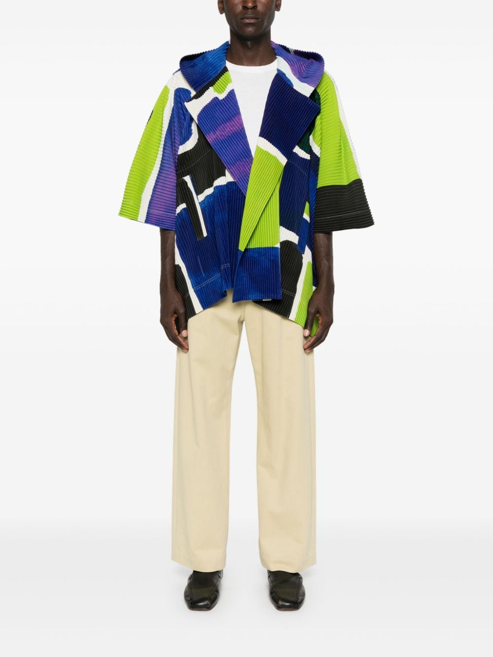 ISSEY MIYAKE Homme Plissé Issey Miyake Landscape Jacket