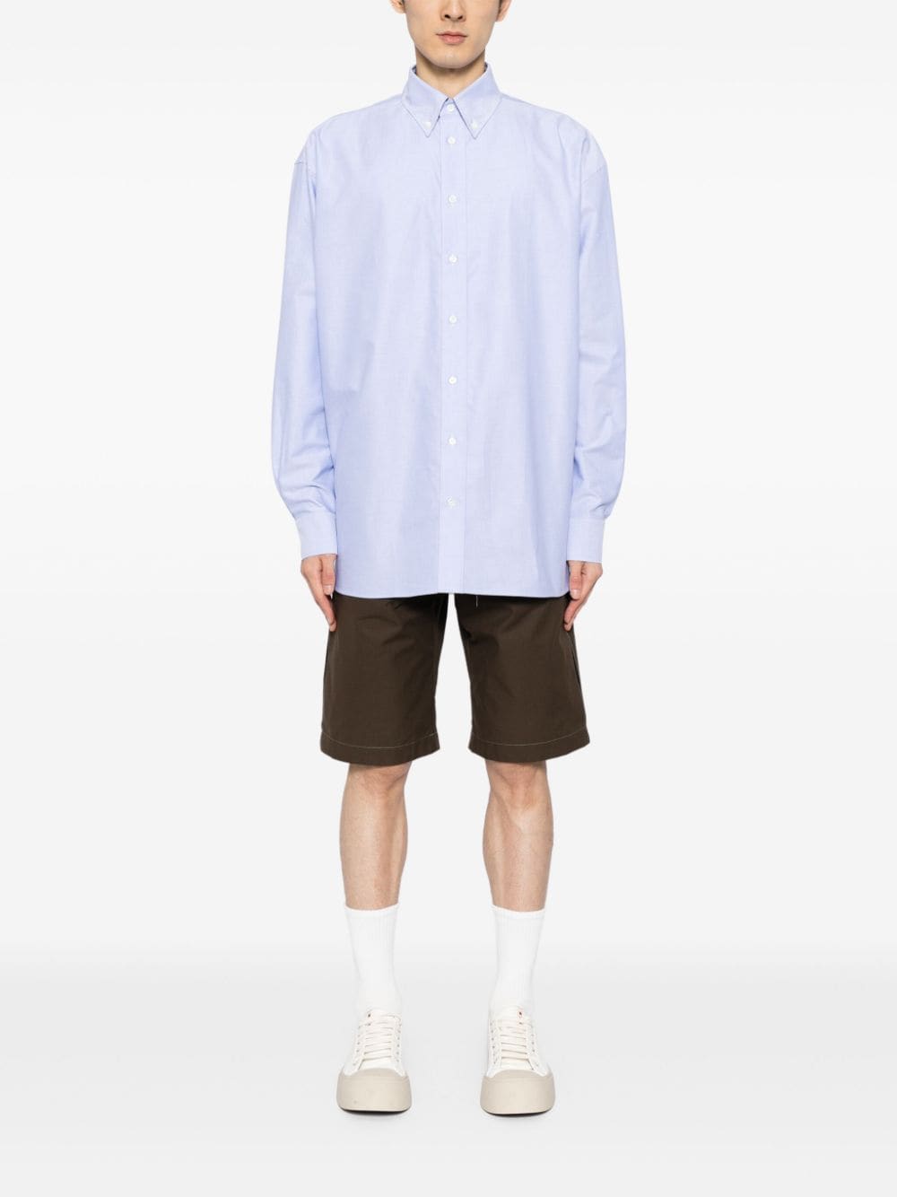 MARNI long-sleeve cotton shirt