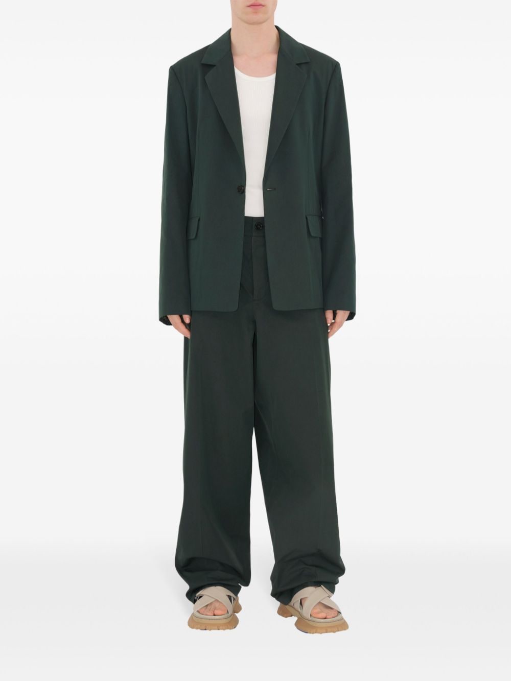BURBERRY Burberry Pressed-Crease Cotton Trousers
