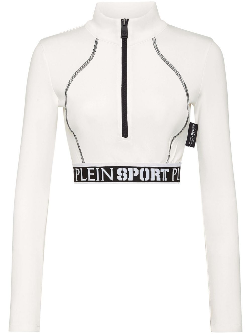 PLEIN SPORT logo-waistband high-waist leggings