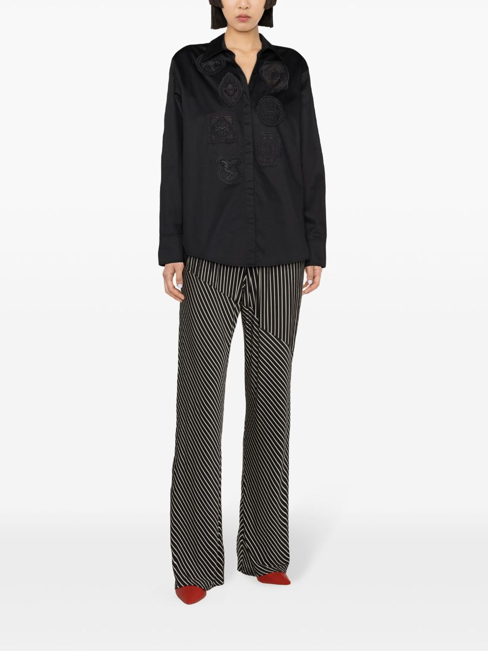 VIKTOR & ROLF Viktor & Rolf Crochet-Detail Shirt