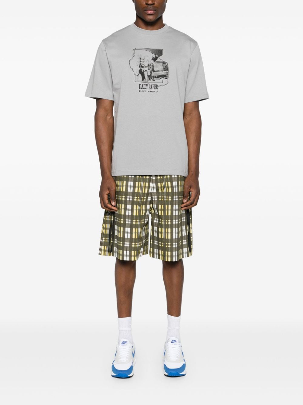 DAILY PAPER place of origin cotton t-shirt
