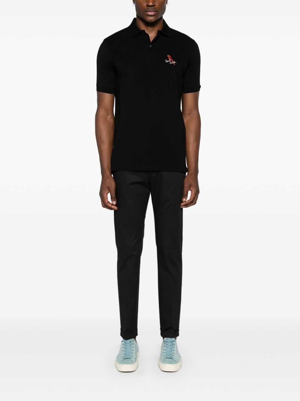 PAUL SMITH mid-rise tapered chinos