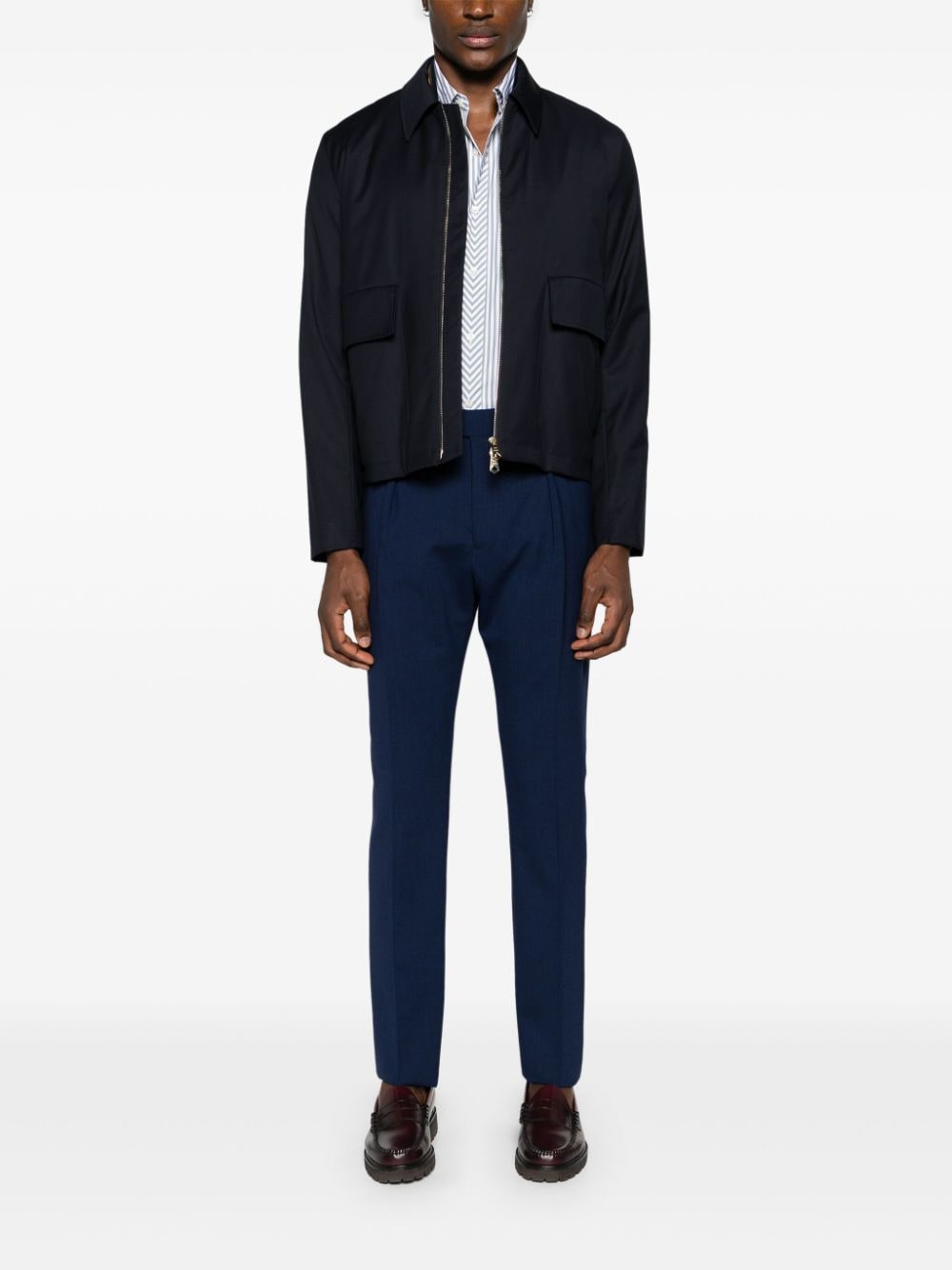 PAUL SMITH Paul Smith Zipped Wool Shirt Jacket